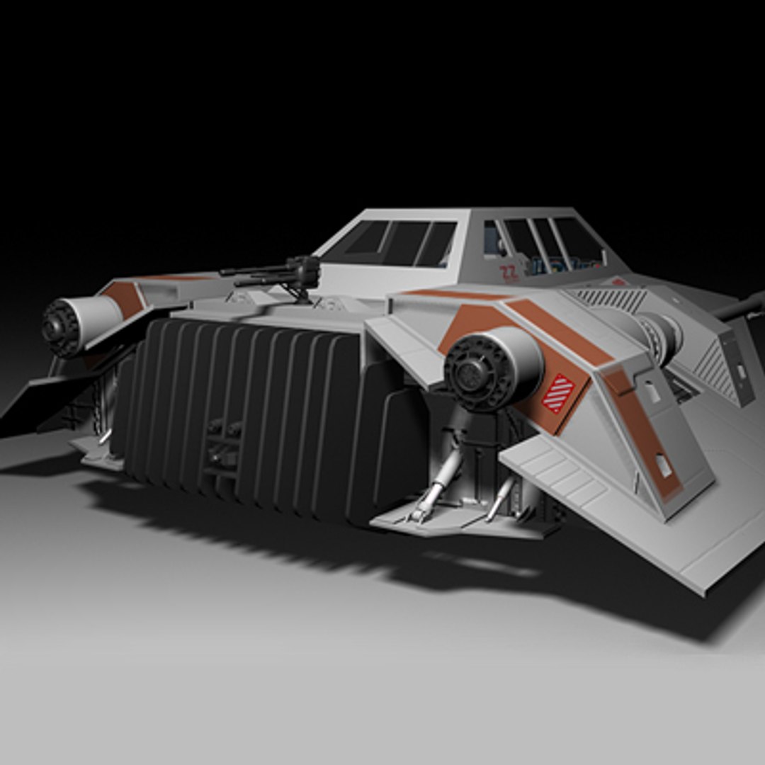 Snowspeeder Speeder 3d 3ds