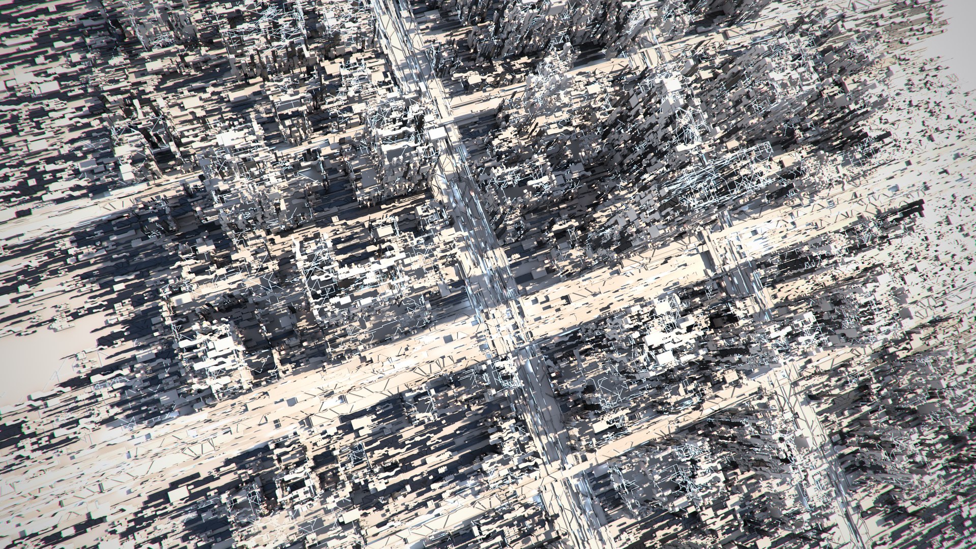 3D Greeble City 01 model - TurboSquid 2070105