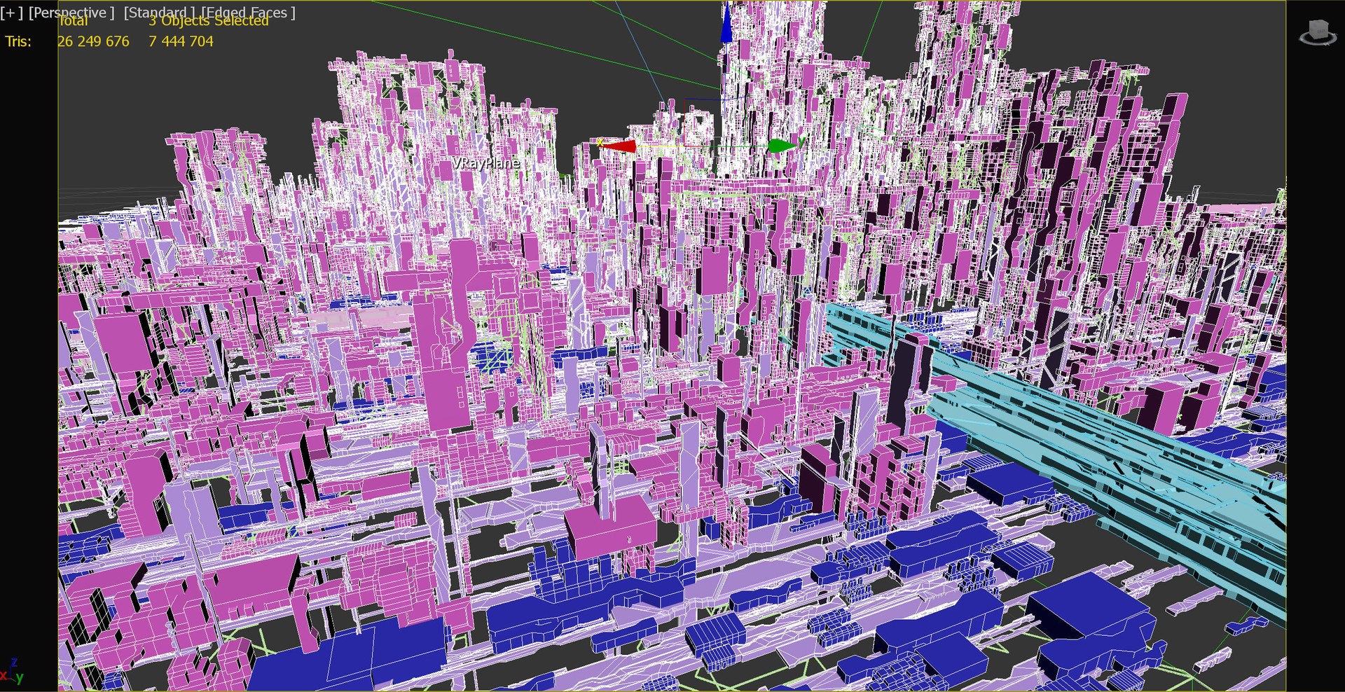 3D Greeble City 01 model - TurboSquid 2070105