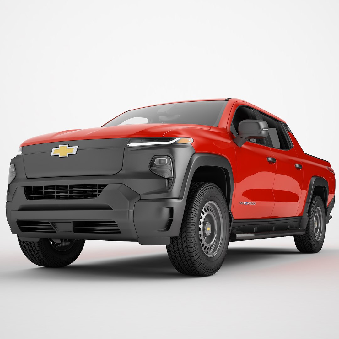 Chevrolet Silverado EV Work Truck 2024 04 3D model - TurboSquid 2000378