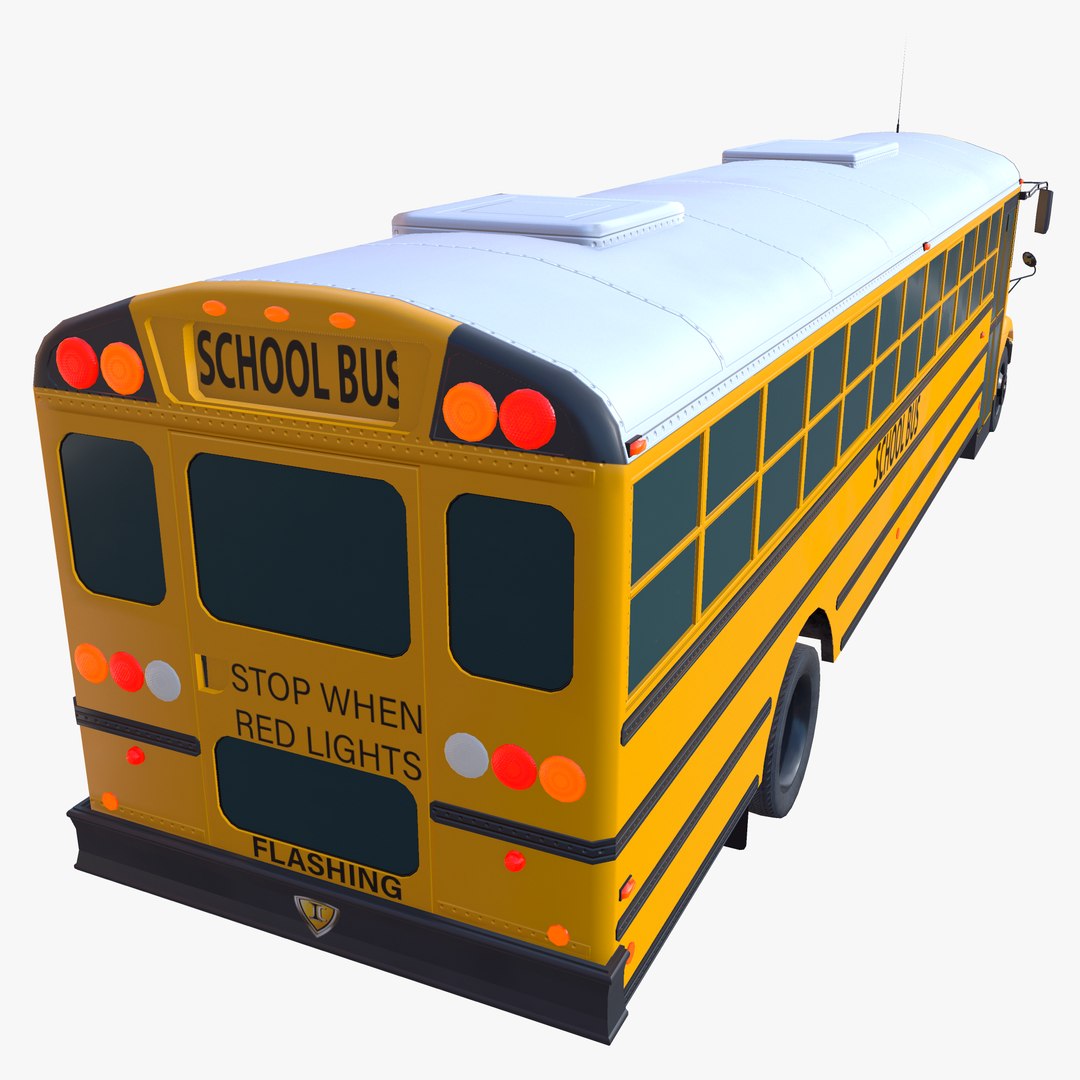 Ic School Bus Model - TurboSquid 1574684