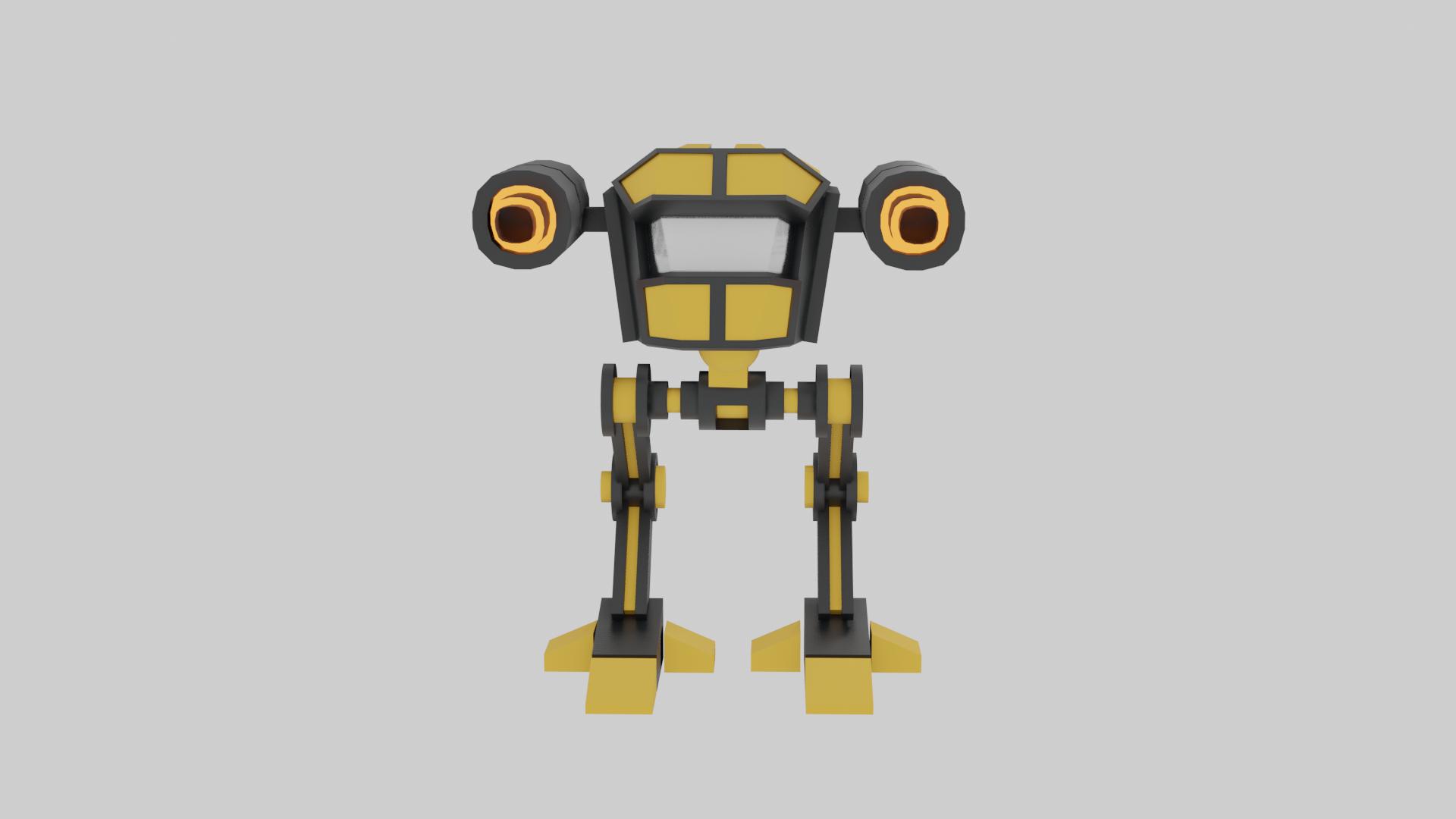 Rigged 3D Low Poly Mech 3D-Modell - TurboSquid 1719457