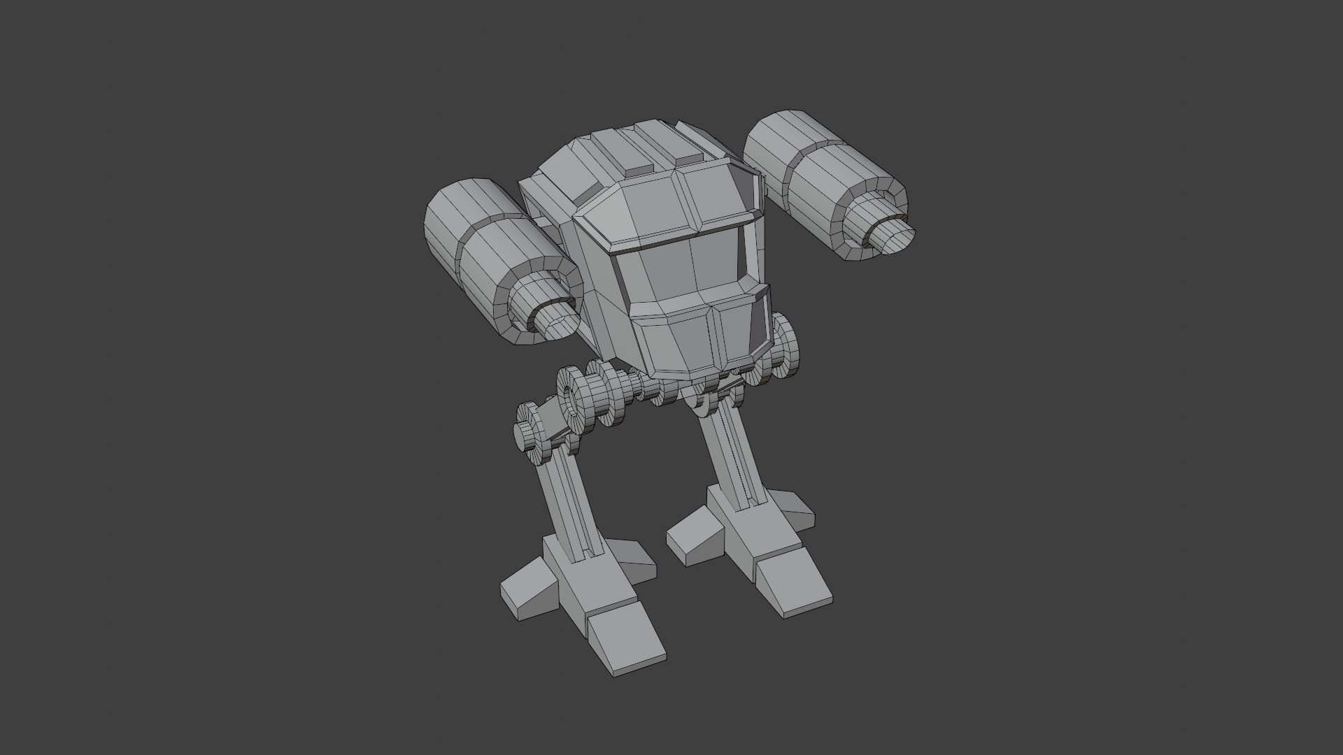 3D Model Rigged 3D Low Poly Mech - TurboSquid 1719457