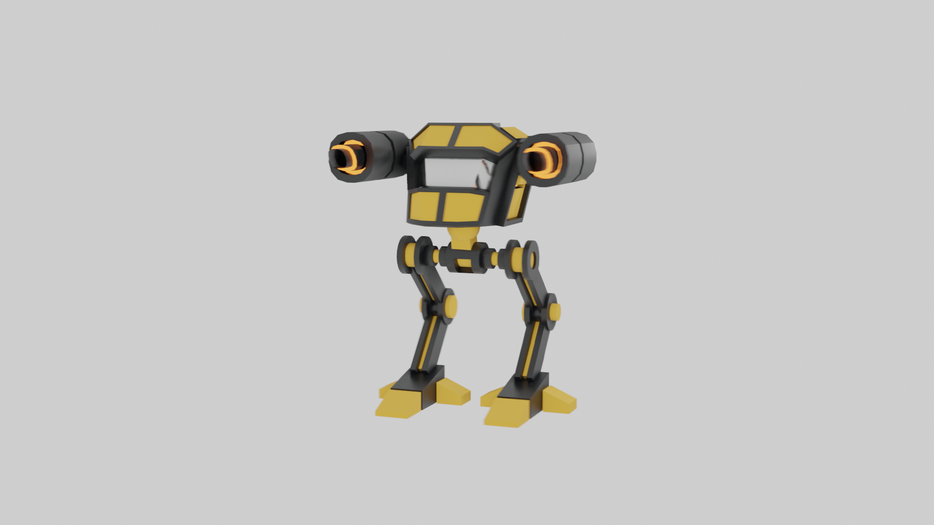 3D Model Rigged 3D Low Poly Mech - TurboSquid 1719457