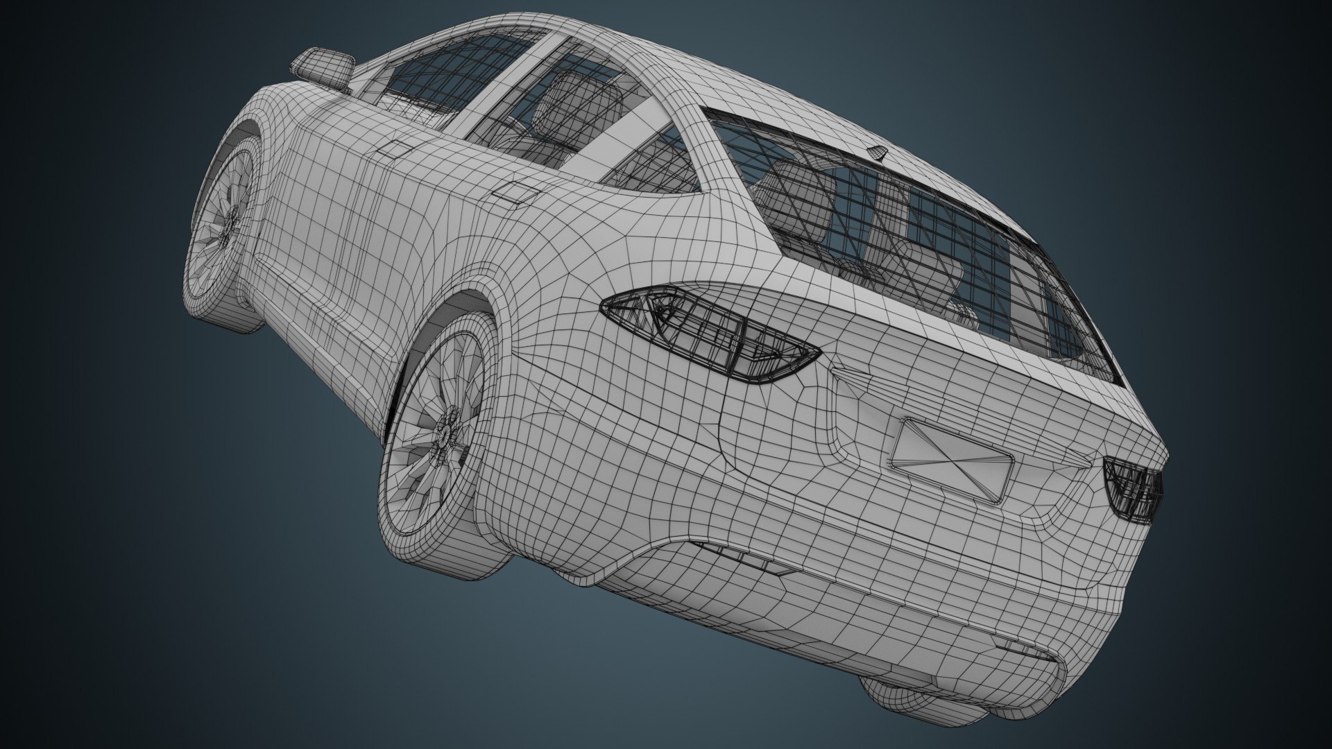 EV Car 02 3D Model - TurboSquid 2208766