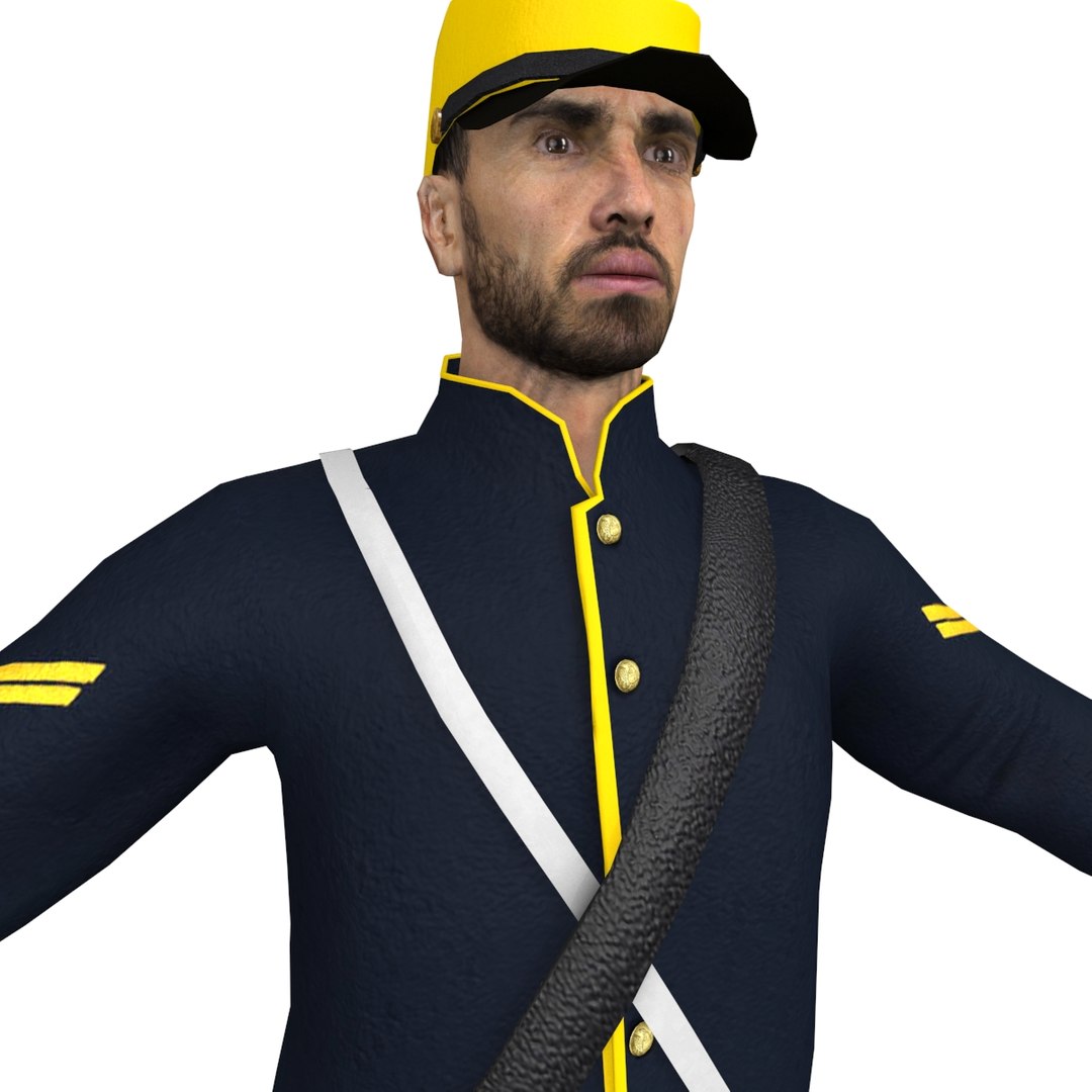 3D model union soldier - TurboSquid 1177597