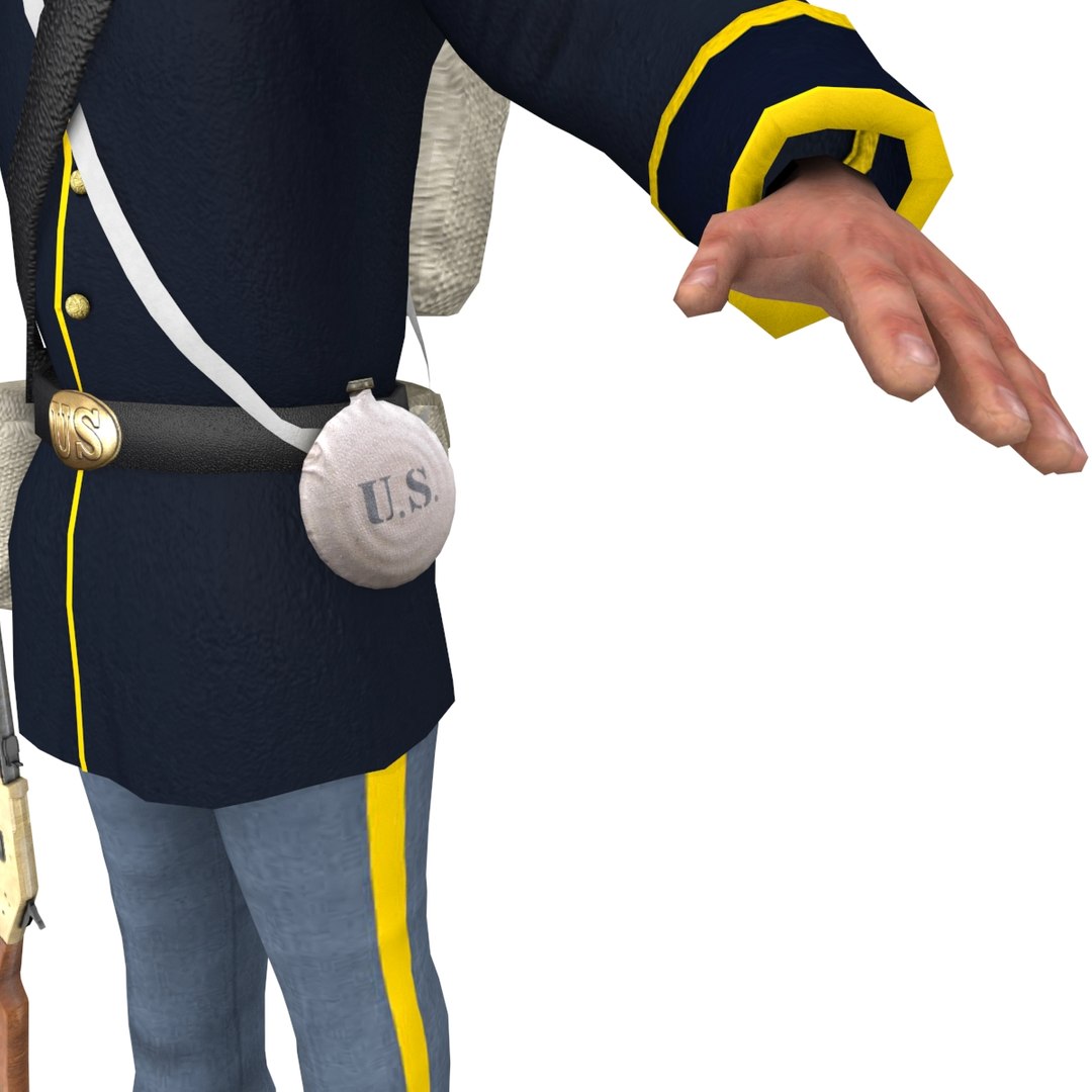 3D model union soldier - TurboSquid 1177597