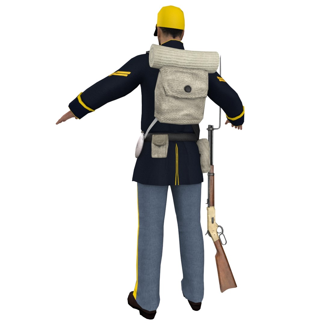 3D model union soldier - TurboSquid 1177597
