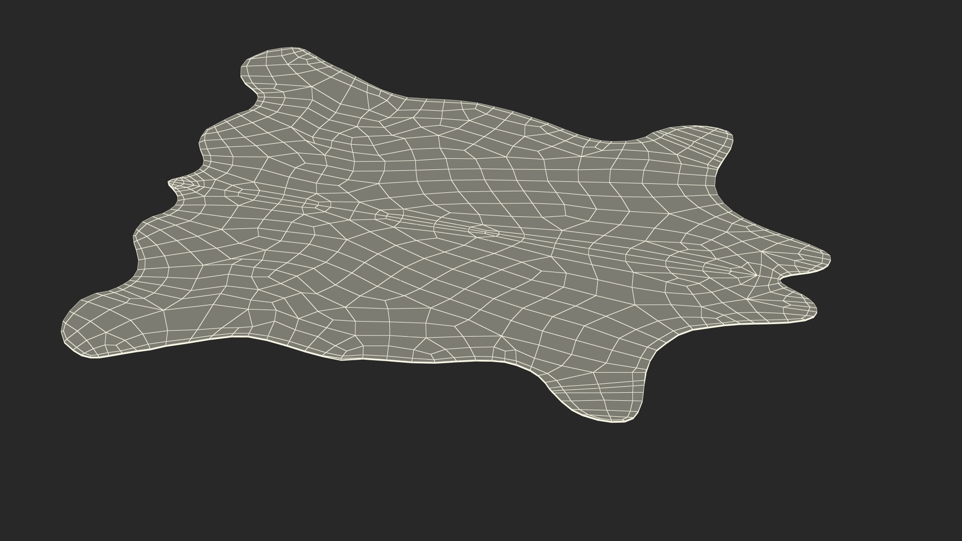 3D Tiger Hide Rug With Fur - TurboSquid 1846761