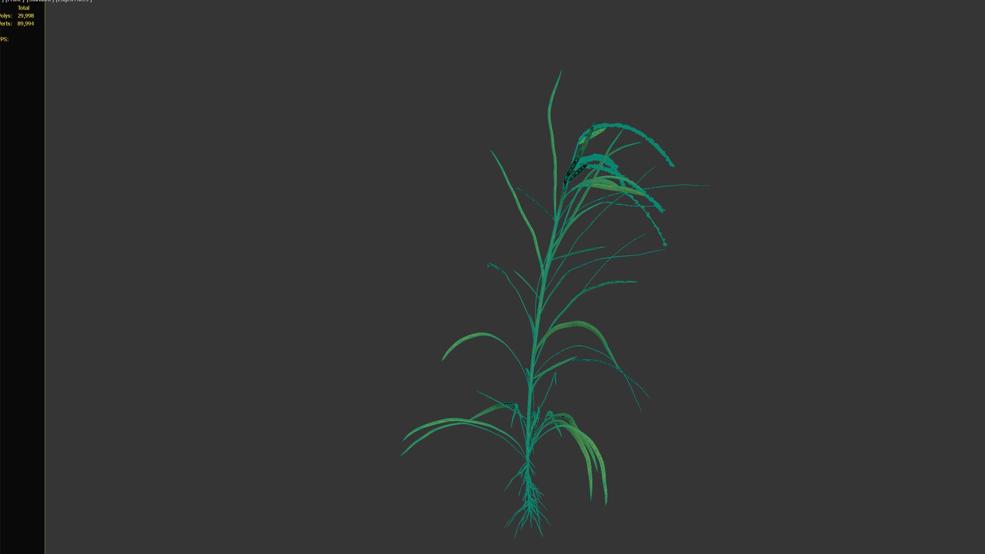 Rice Growth Animation 3D Model - TurboSquid 1992319