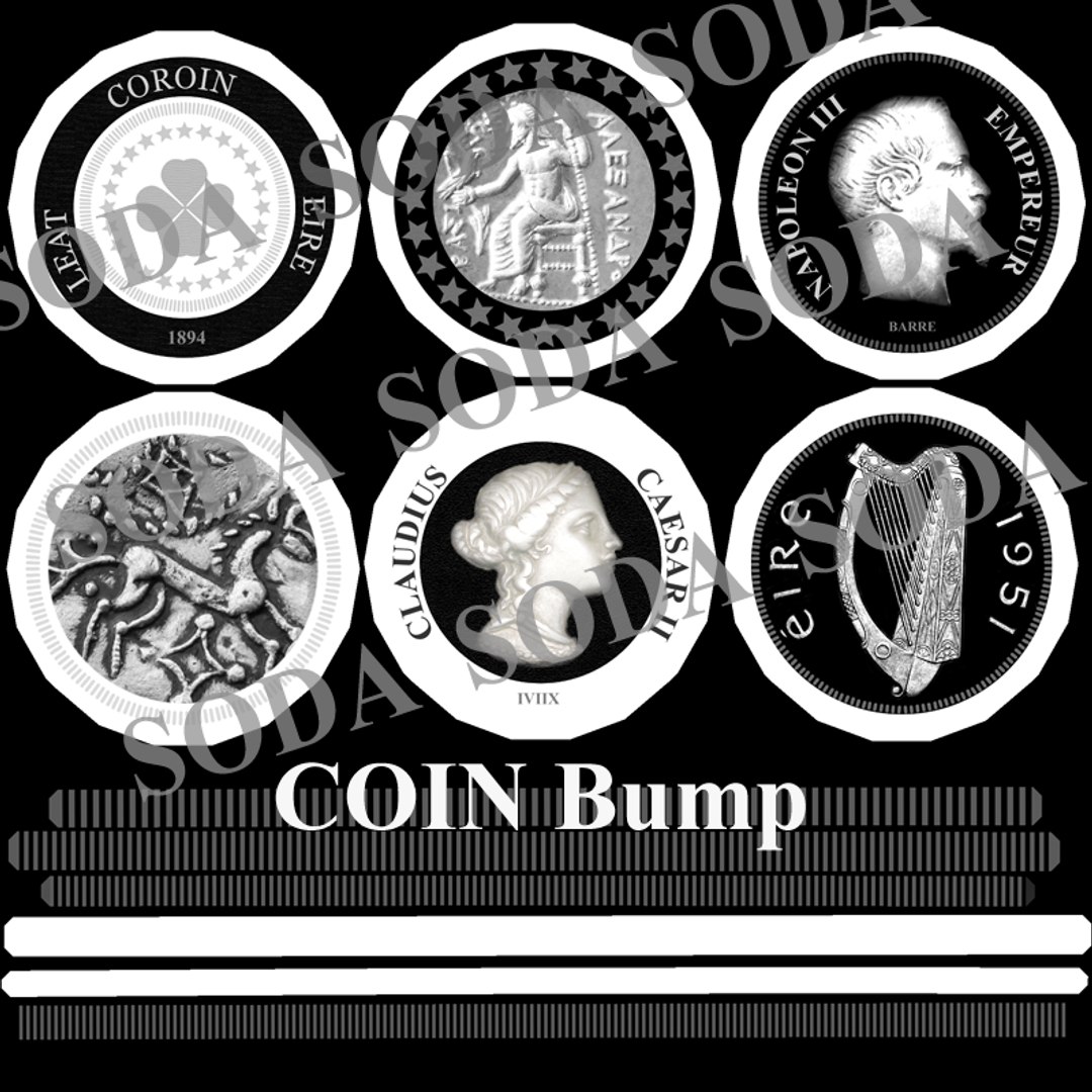 pot gold coin 3d c4d