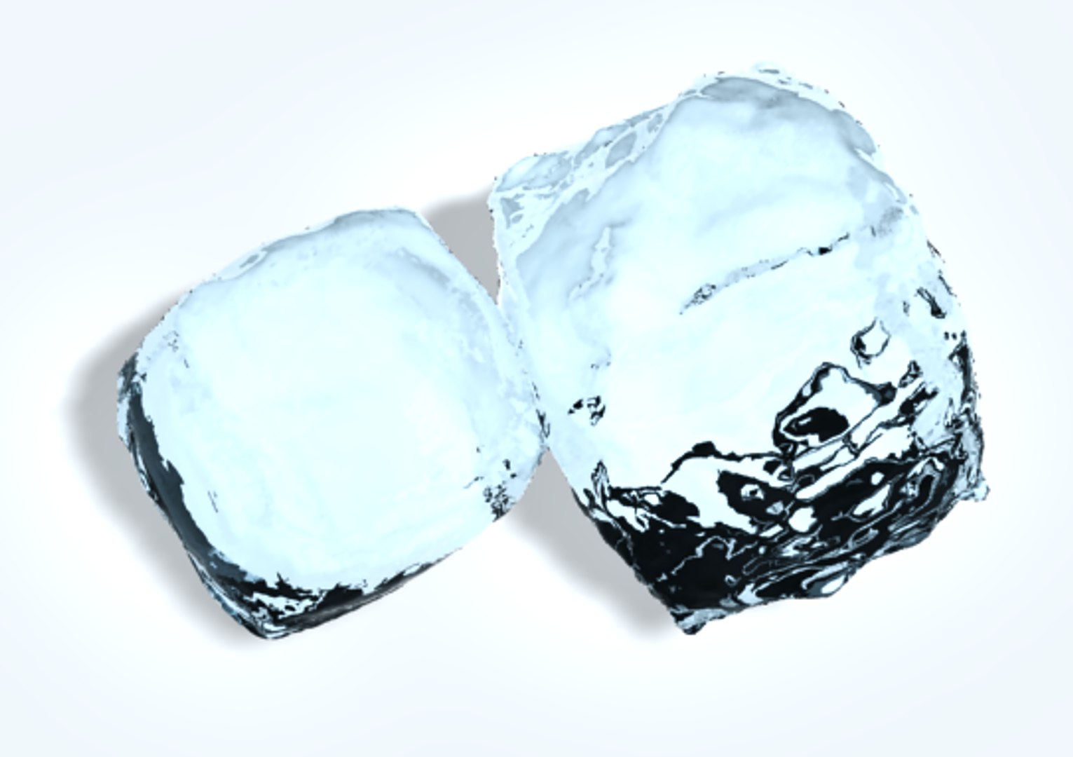 Ice Cubes 3d Model