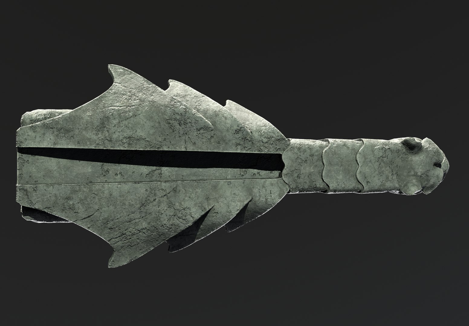 3D Model Waterspout Gargoyle - Fell Mount - TurboSquid 2123633