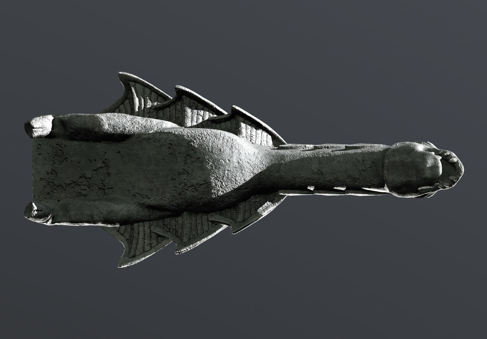 3D Model Waterspout Gargoyle - Fell Mount - TurboSquid 2123633