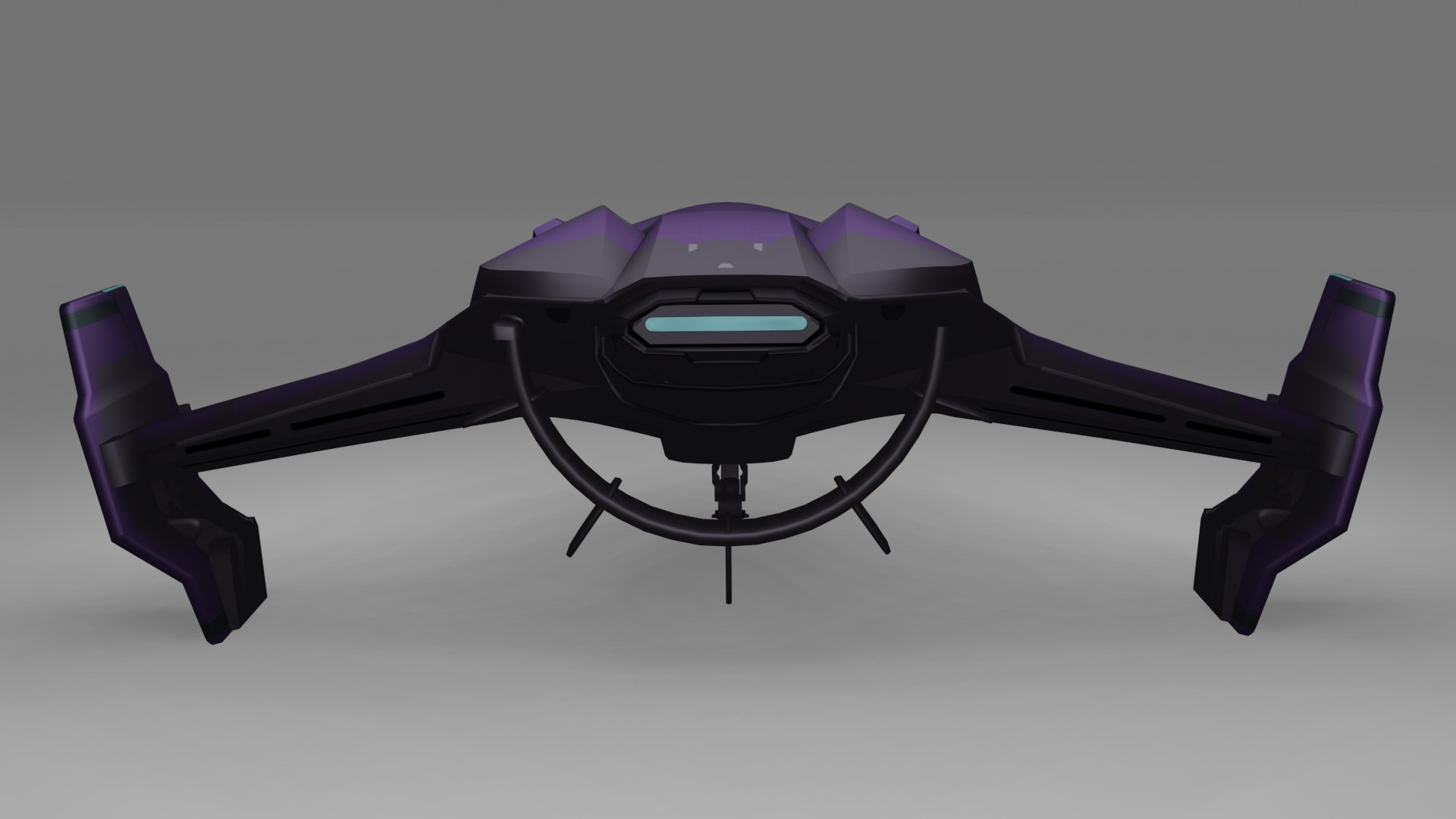 Samus Ship From Meteoroid Dread Futuristic Space Ship 3D Model ...