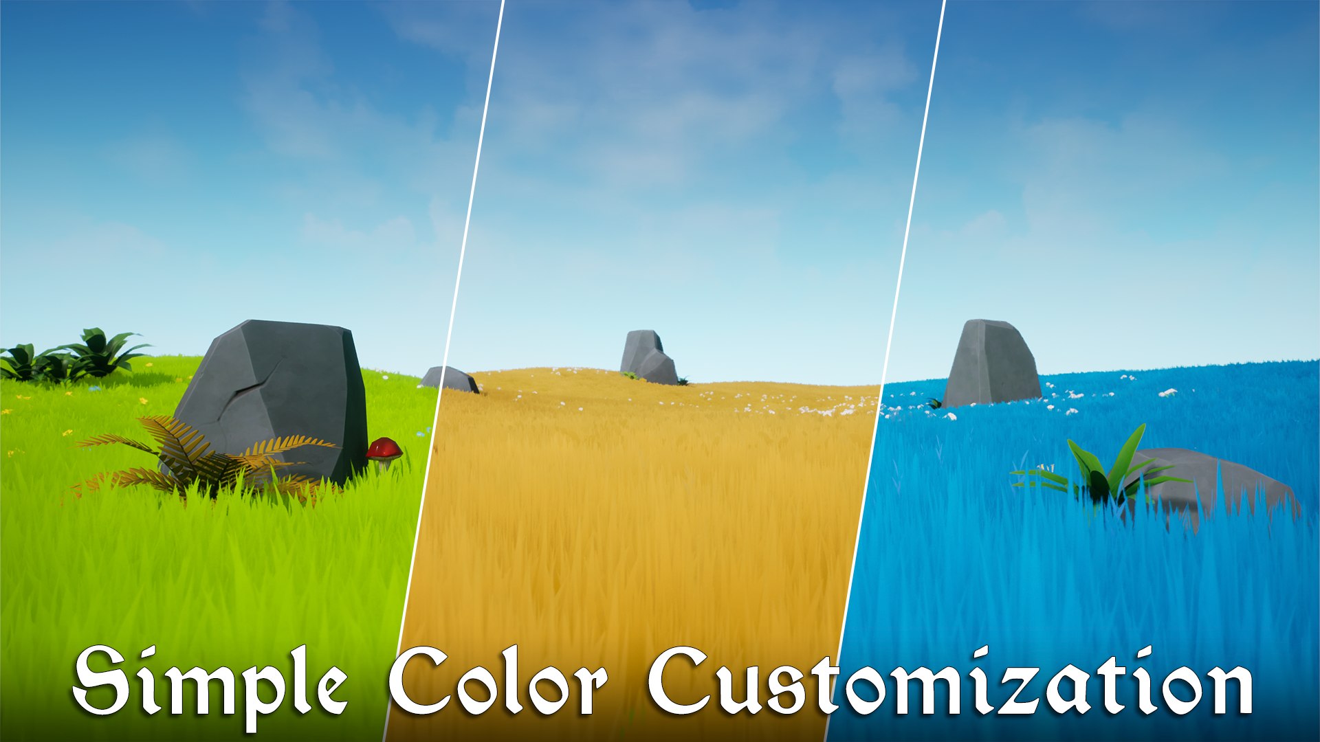 Stylized Grass And Plants 3D Model - TurboSquid 2224354