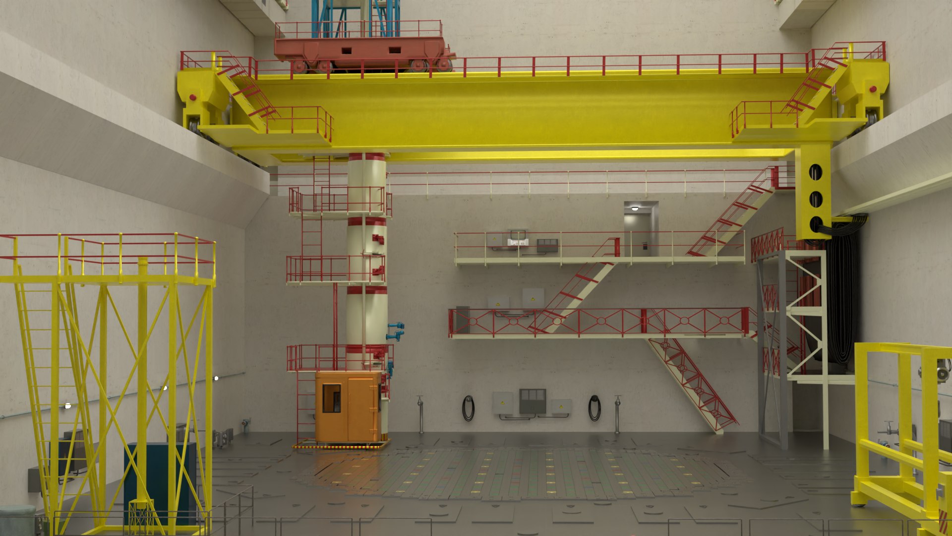 Chernobyl Reactor Room 3D 모델 - TurboSquid 1995448