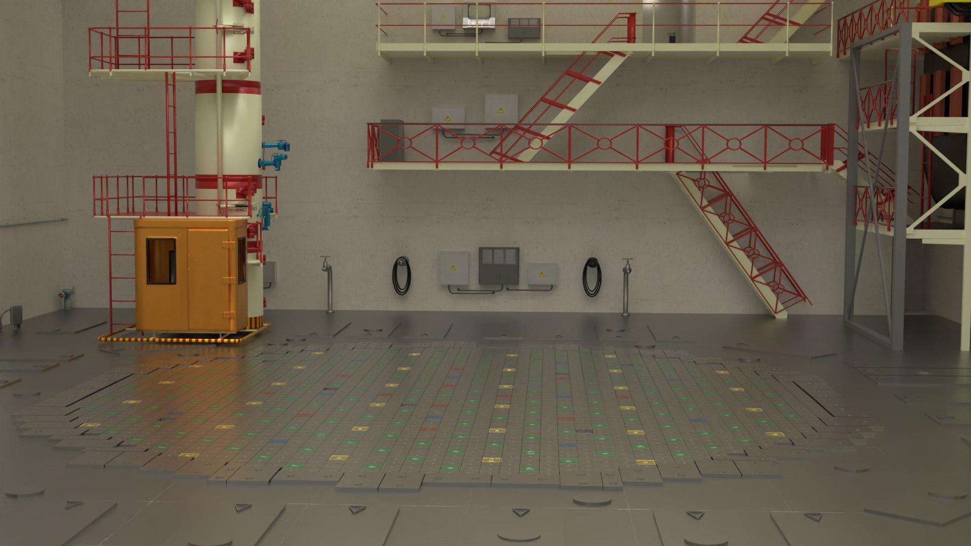 Chernobyl Reactor Room 3D Model - TurboSquid 1995448