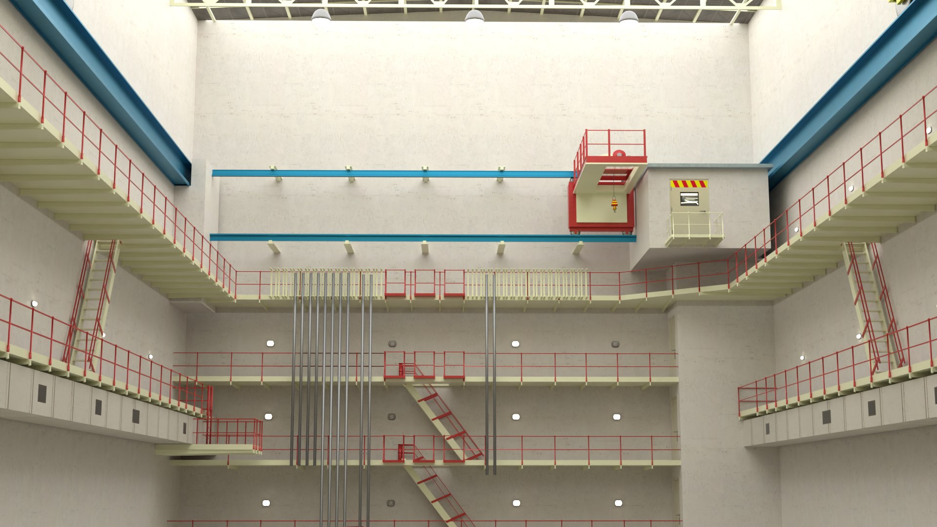 Chernobyl Reactor Room 3D Model - TurboSquid 1995448