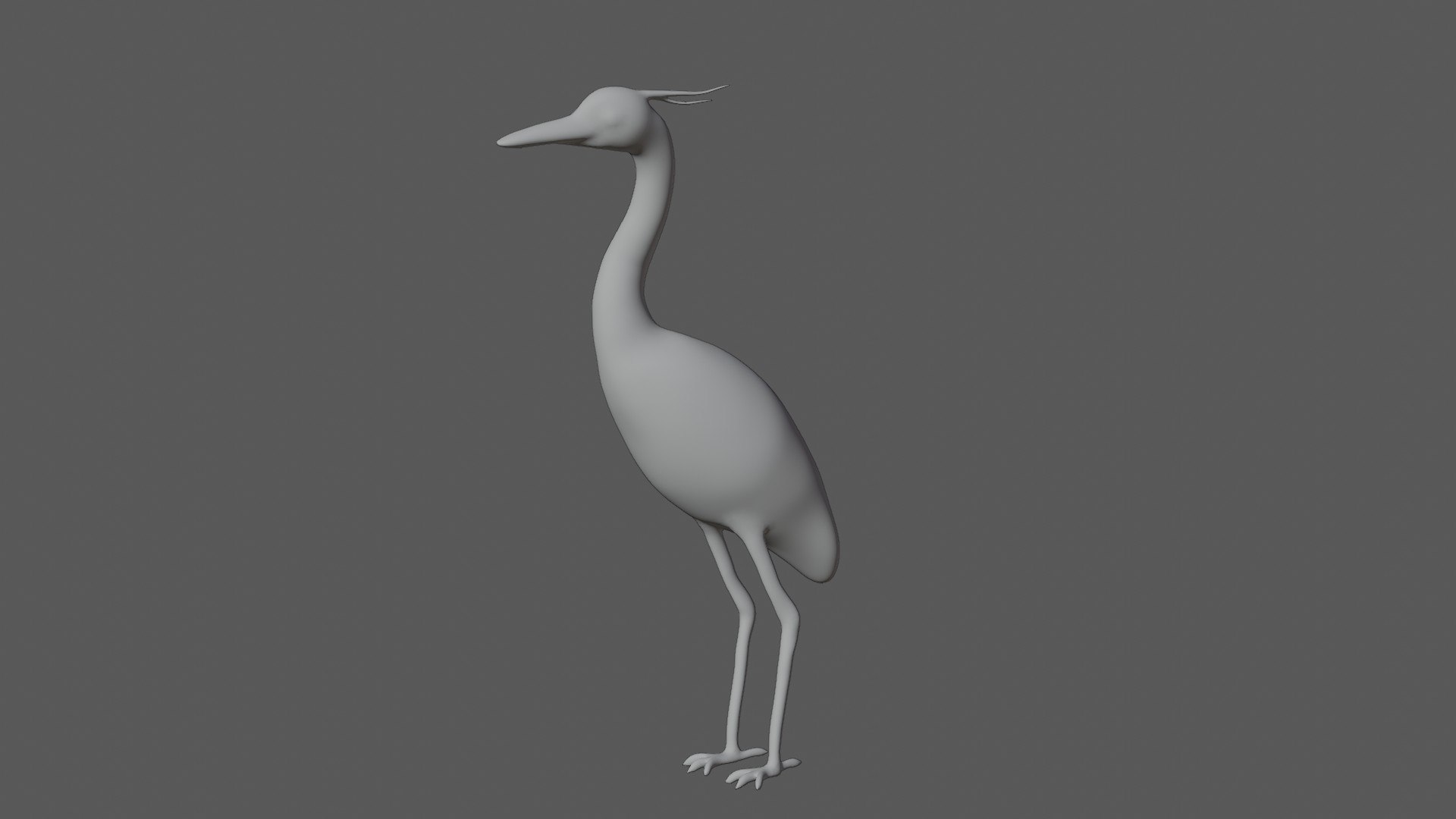 Egret 3D Model - TurboSquid 1764192