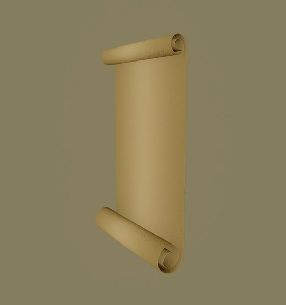 3D scroll model - TurboSquid 1664720