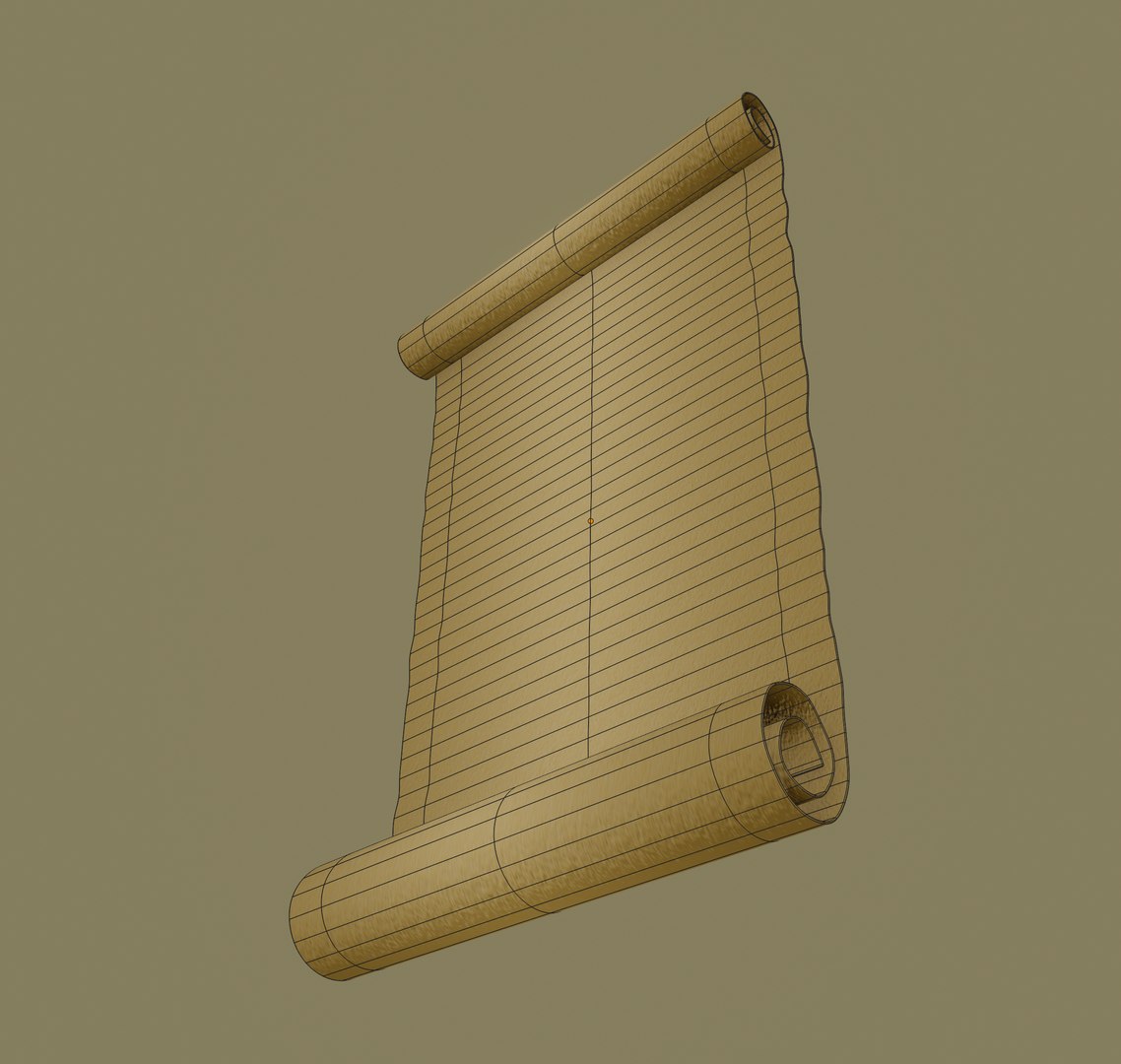 3D Scroll Model - TurboSquid 1664720