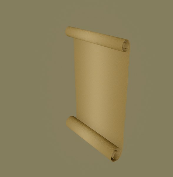 3D scroll model - TurboSquid 1664720