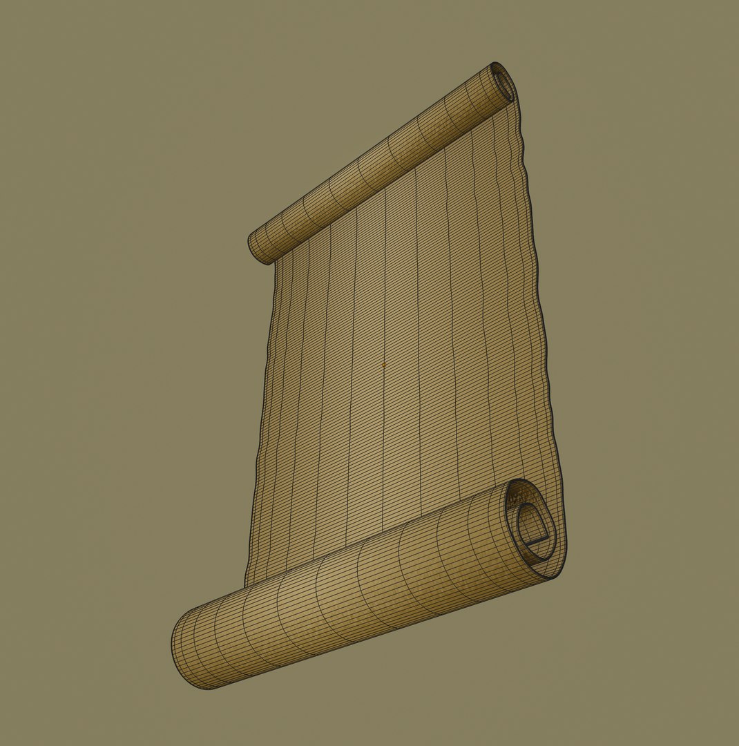 3D Scroll Model - TurboSquid 1664720