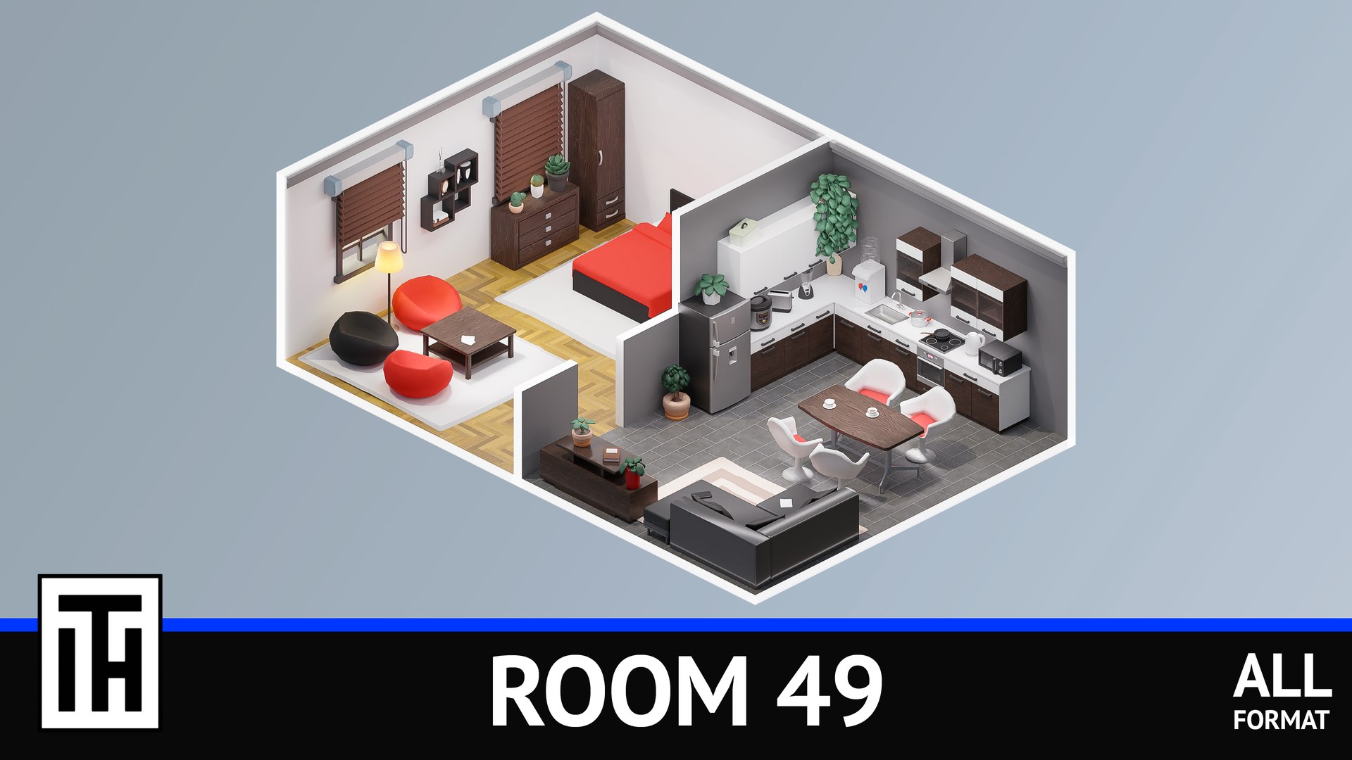 3D Room 49 Model - TurboSquid 2152136