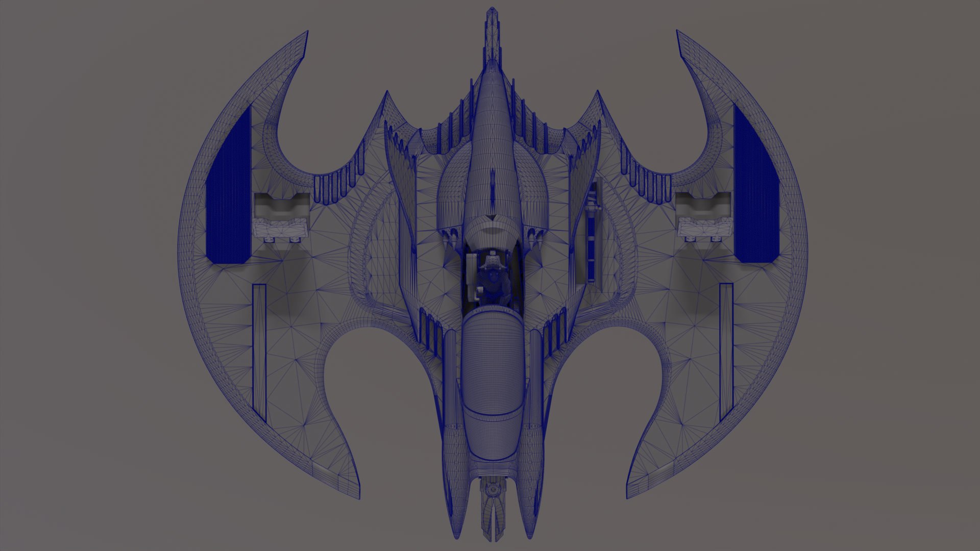 Batwing from the film 1989 model - TurboSquid 2113112