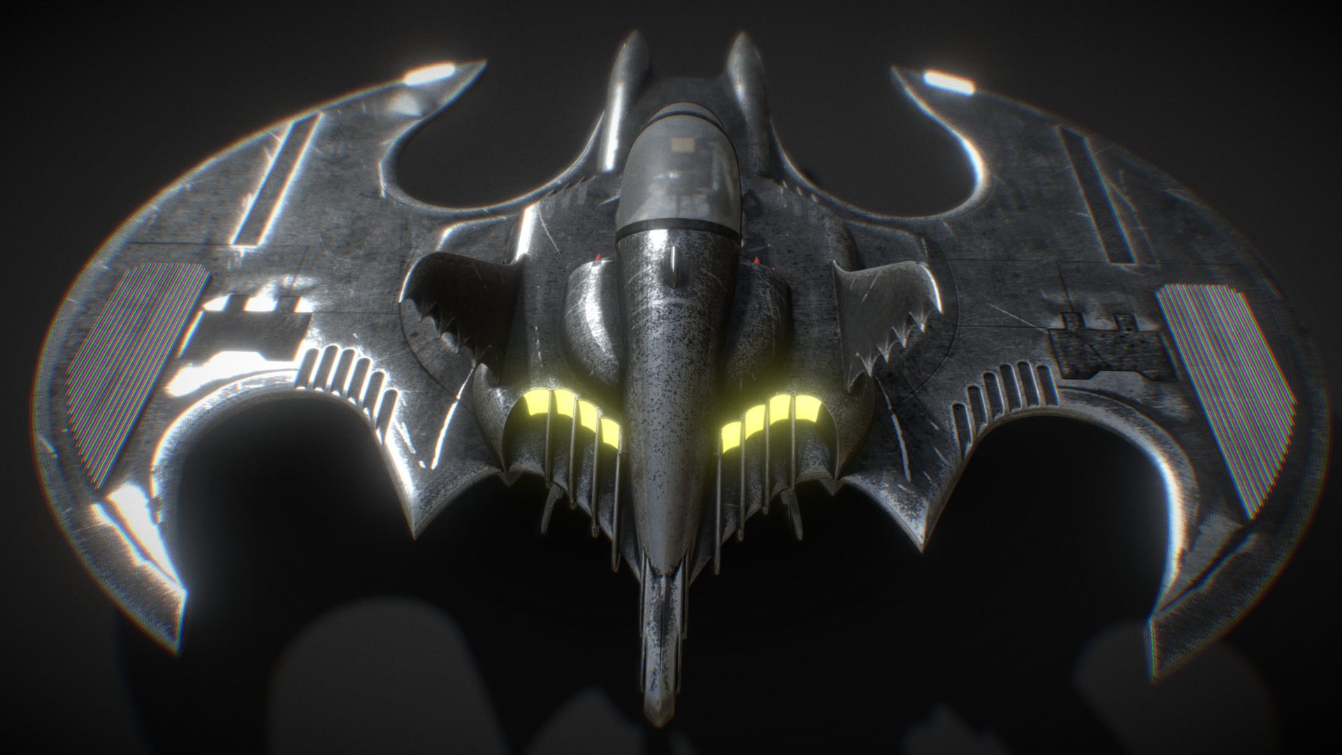 Batwing from the film 1989 model - TurboSquid 2113112