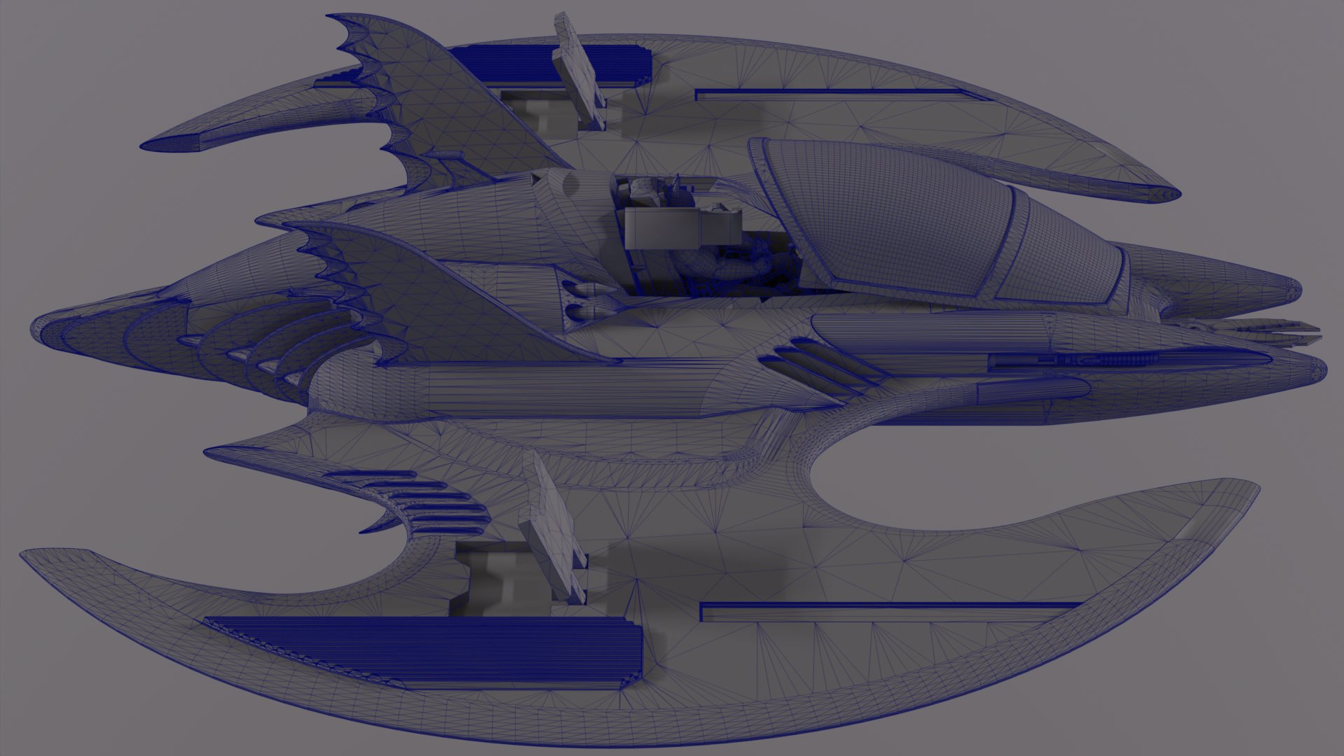 Batwing from the film 1989 model - TurboSquid 2113112