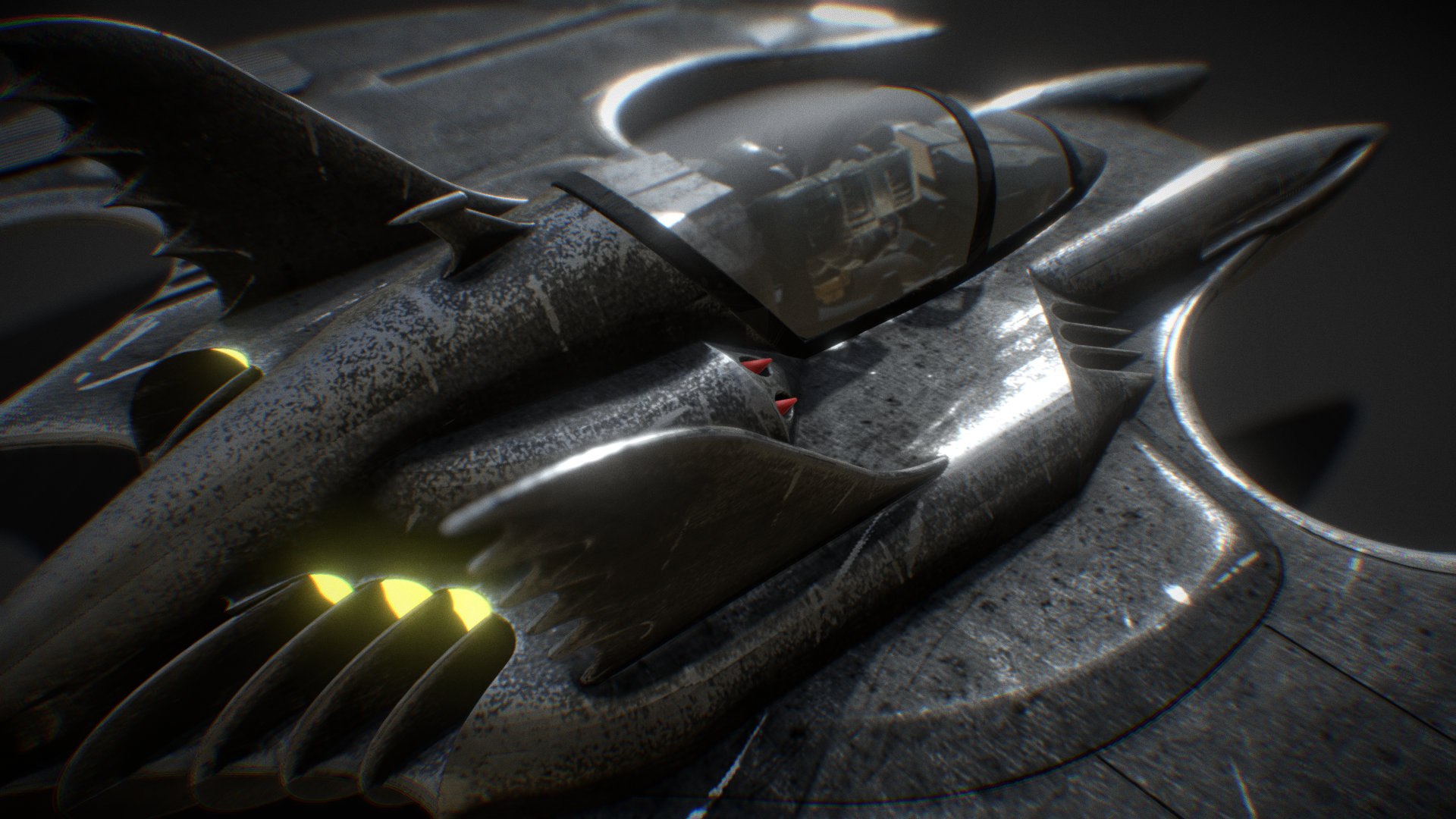 Batwing from the film 1989 model - TurboSquid 2113112