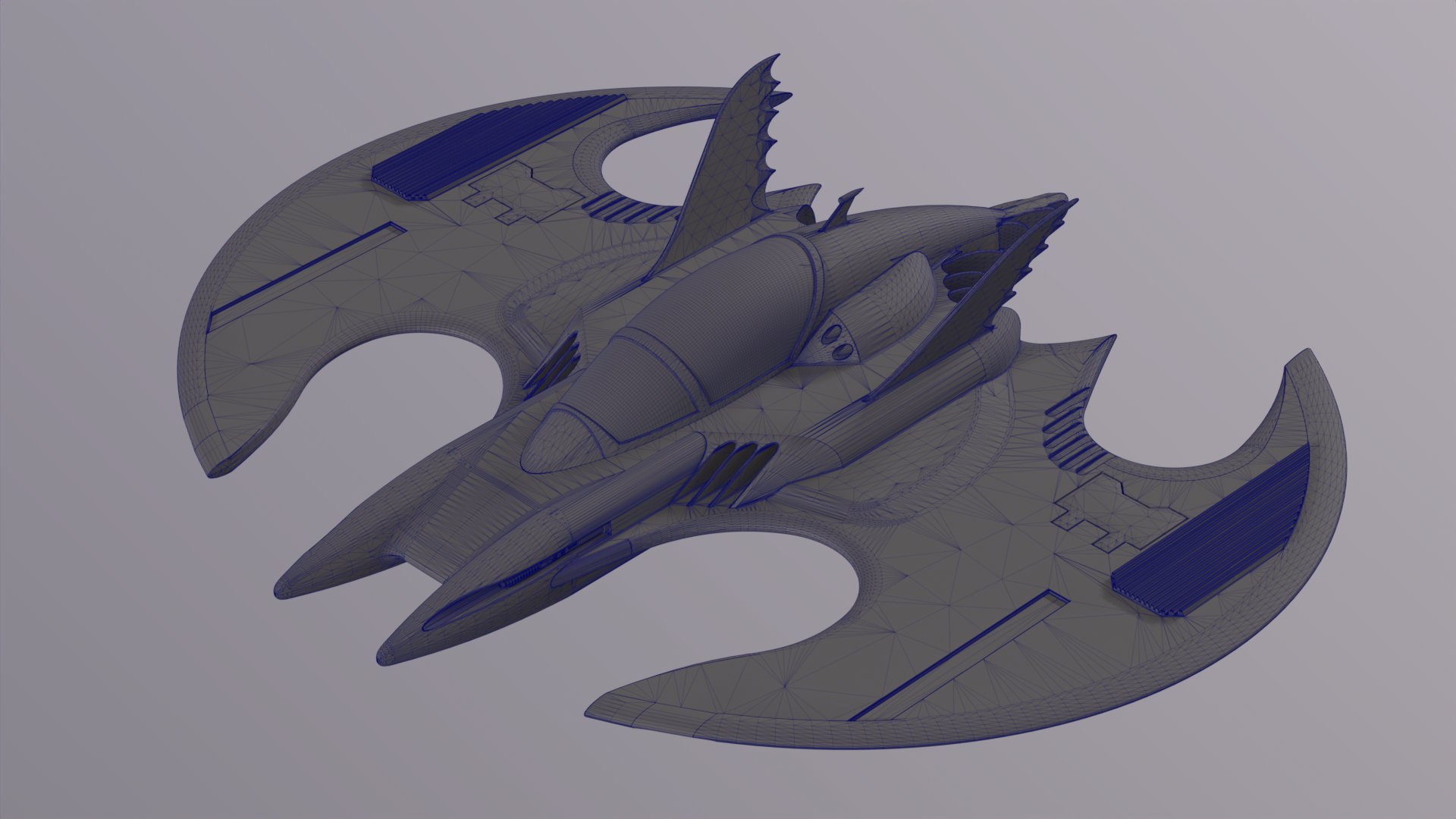 Batwing from the film 1989 model - TurboSquid 2113112