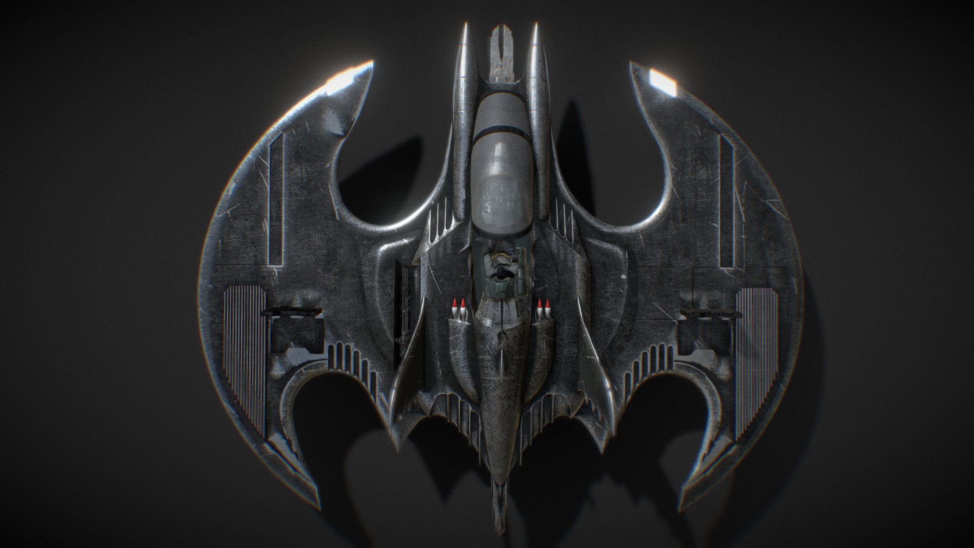 Batwing from the film 1989 model - TurboSquid 2113112