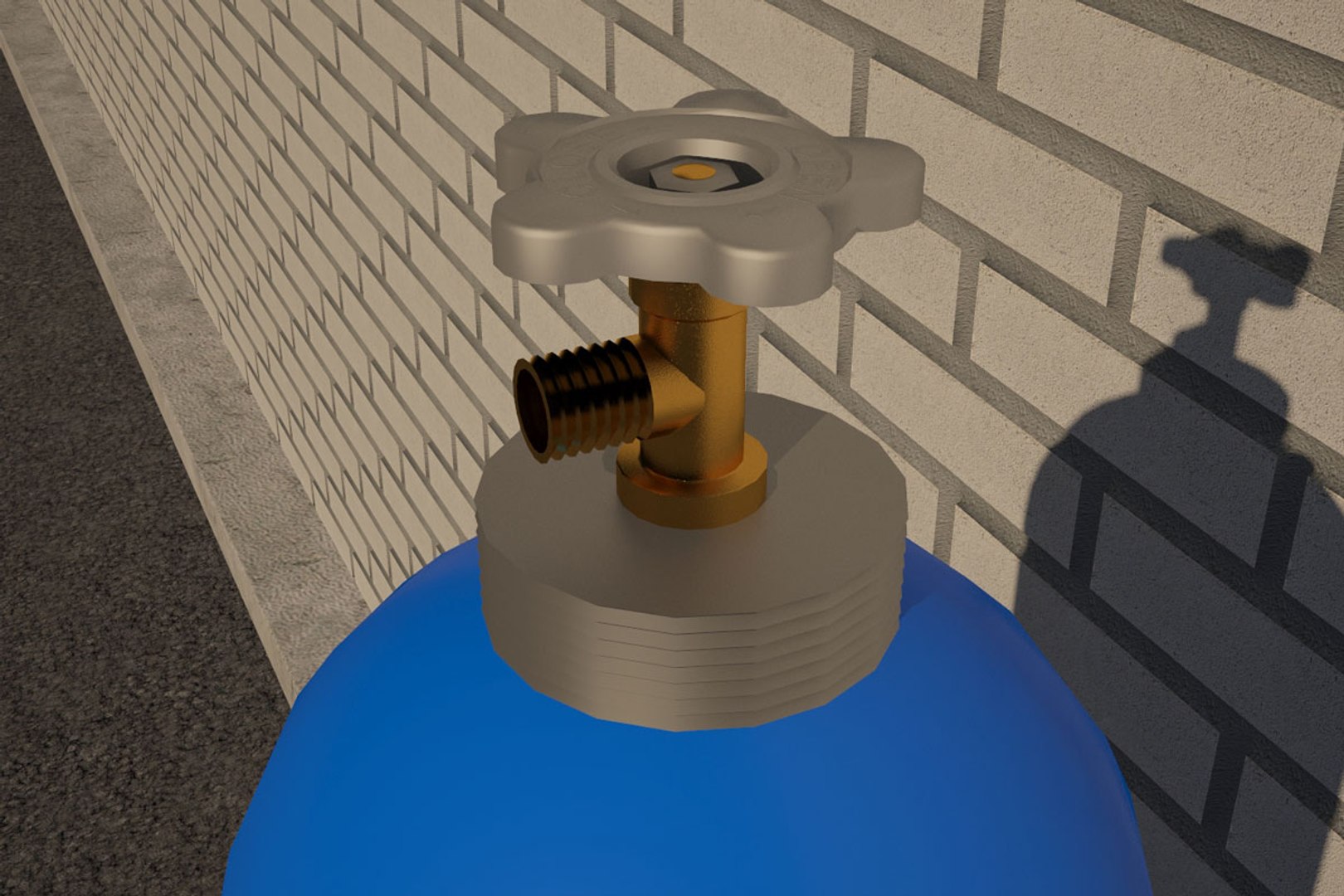 3D Model Oxygen Tank - TurboSquid 1438707