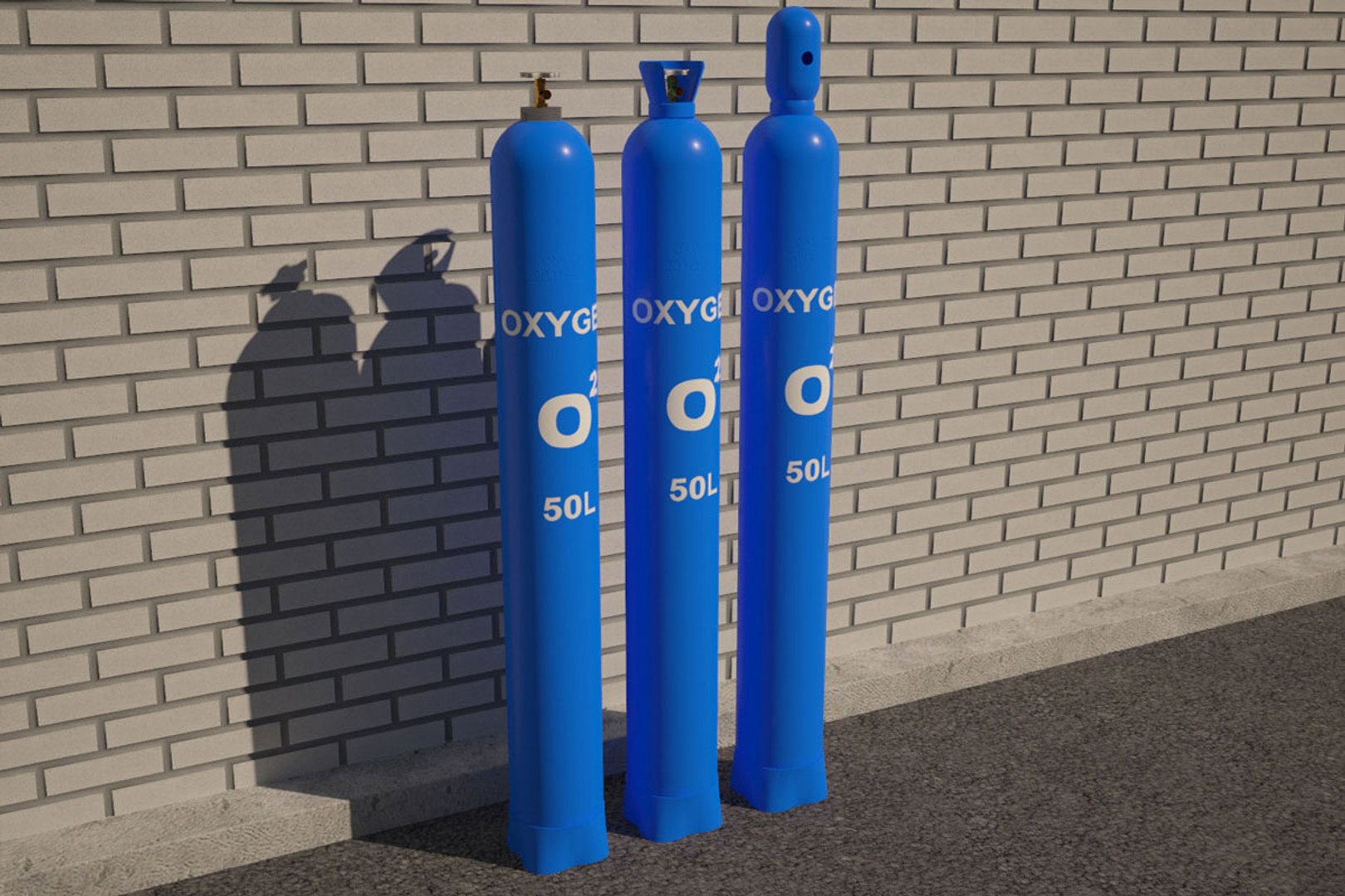 3D Model Oxygen Tank - TurboSquid 1438707