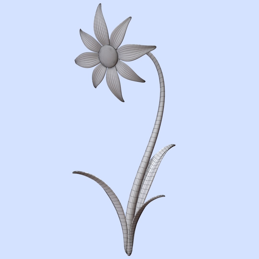 3D Daisy Model - TurboSquid 1553924