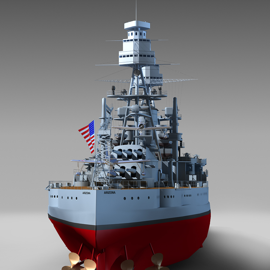3d 3ds uss arizona
