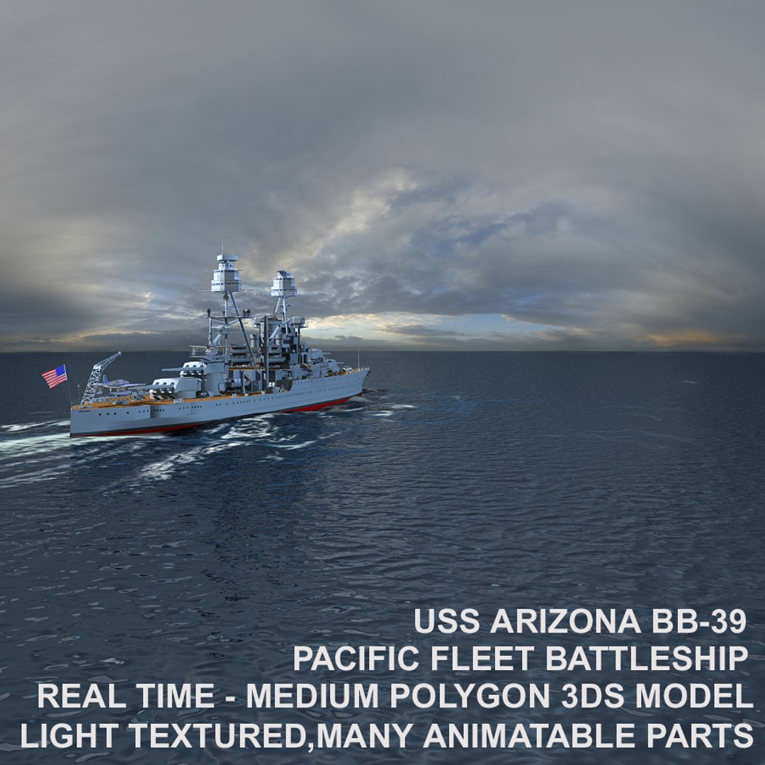 3d 3ds uss arizona