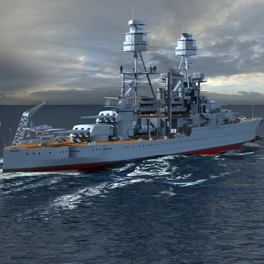 3d 3ds uss arizona