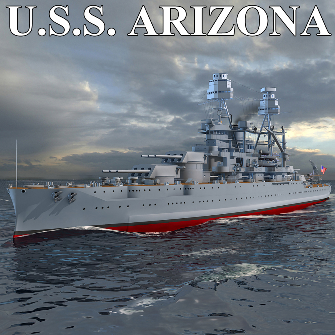 3d 3ds uss arizona