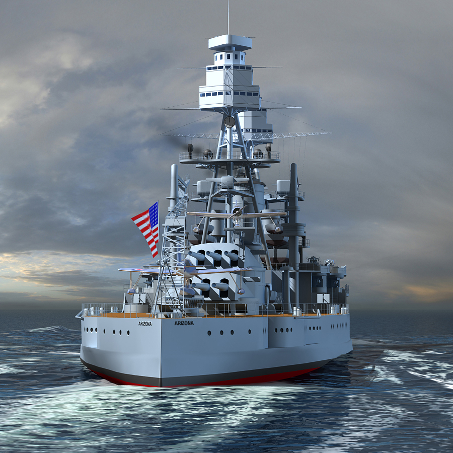 3d 3ds uss arizona