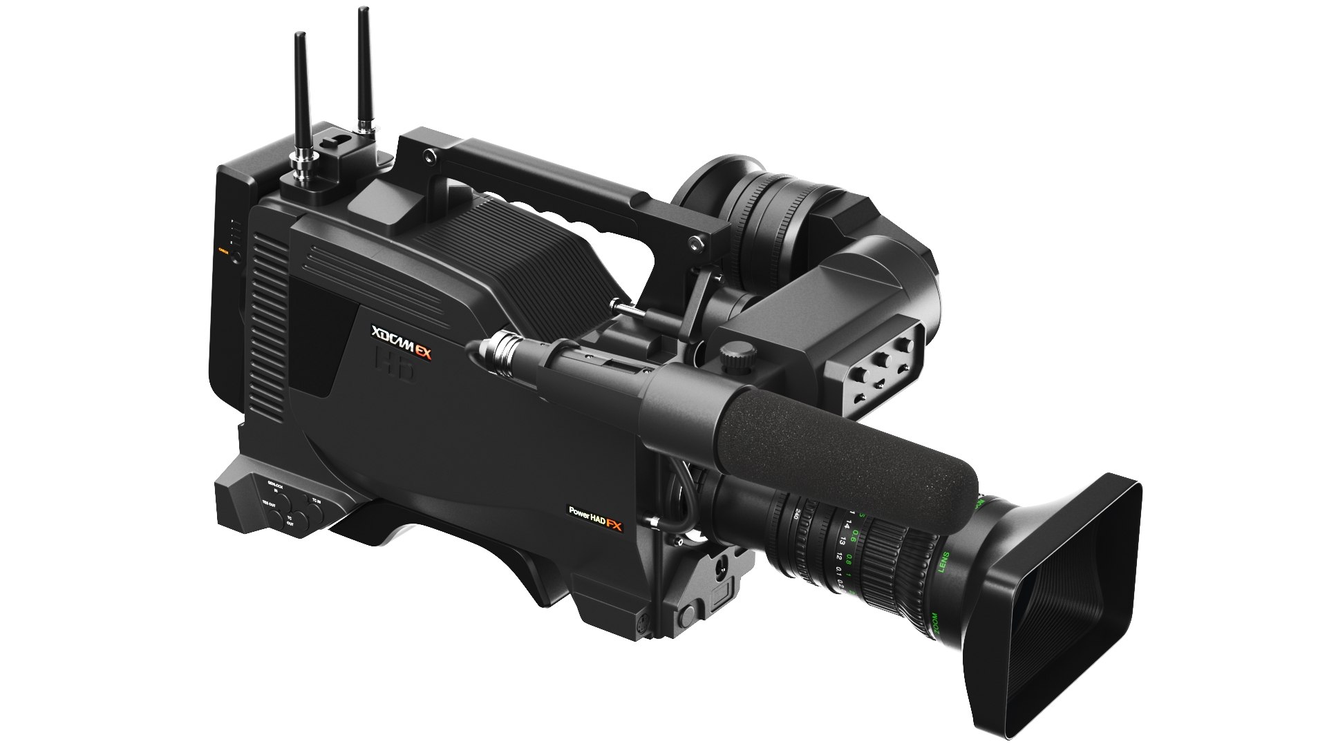 Detailed Studio Camera 3D Model - TurboSquid 2335749