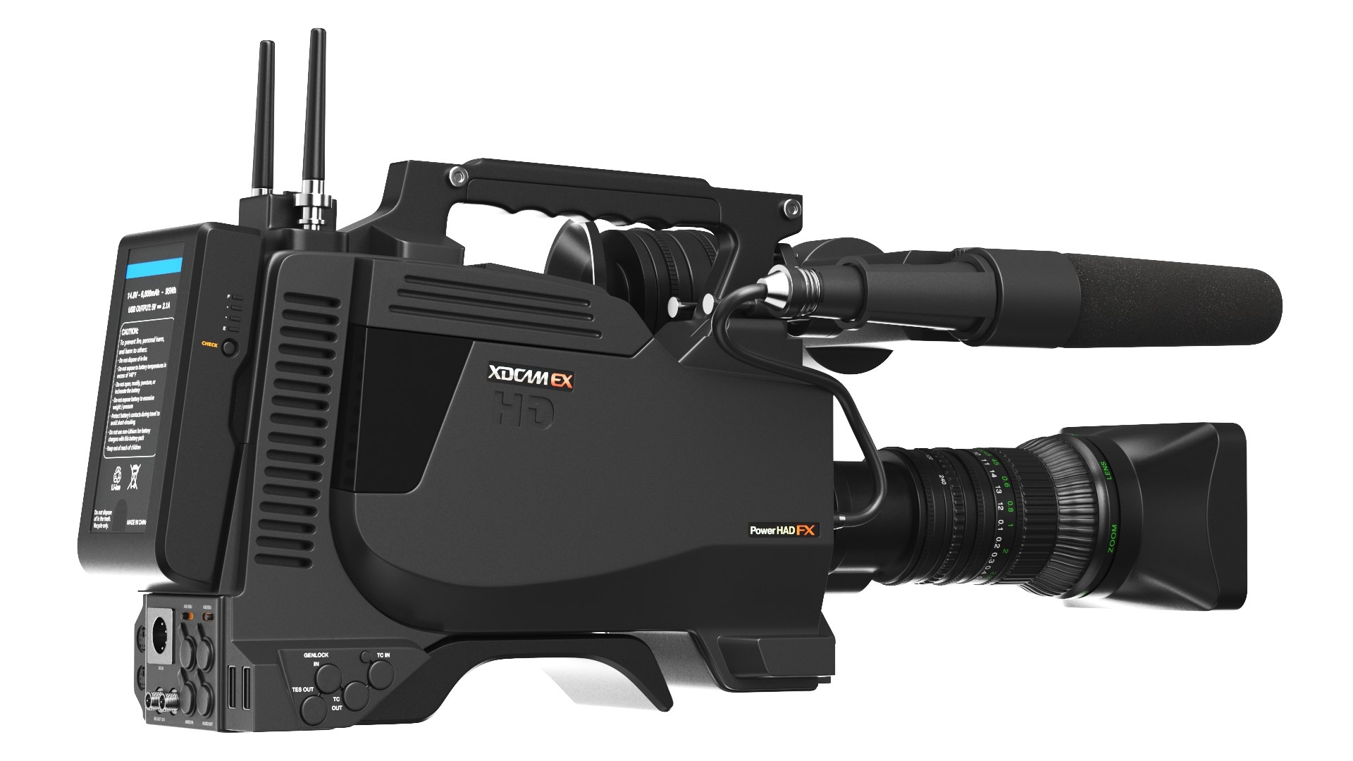 Detailed Studio Camera 3D Model - TurboSquid 2335749