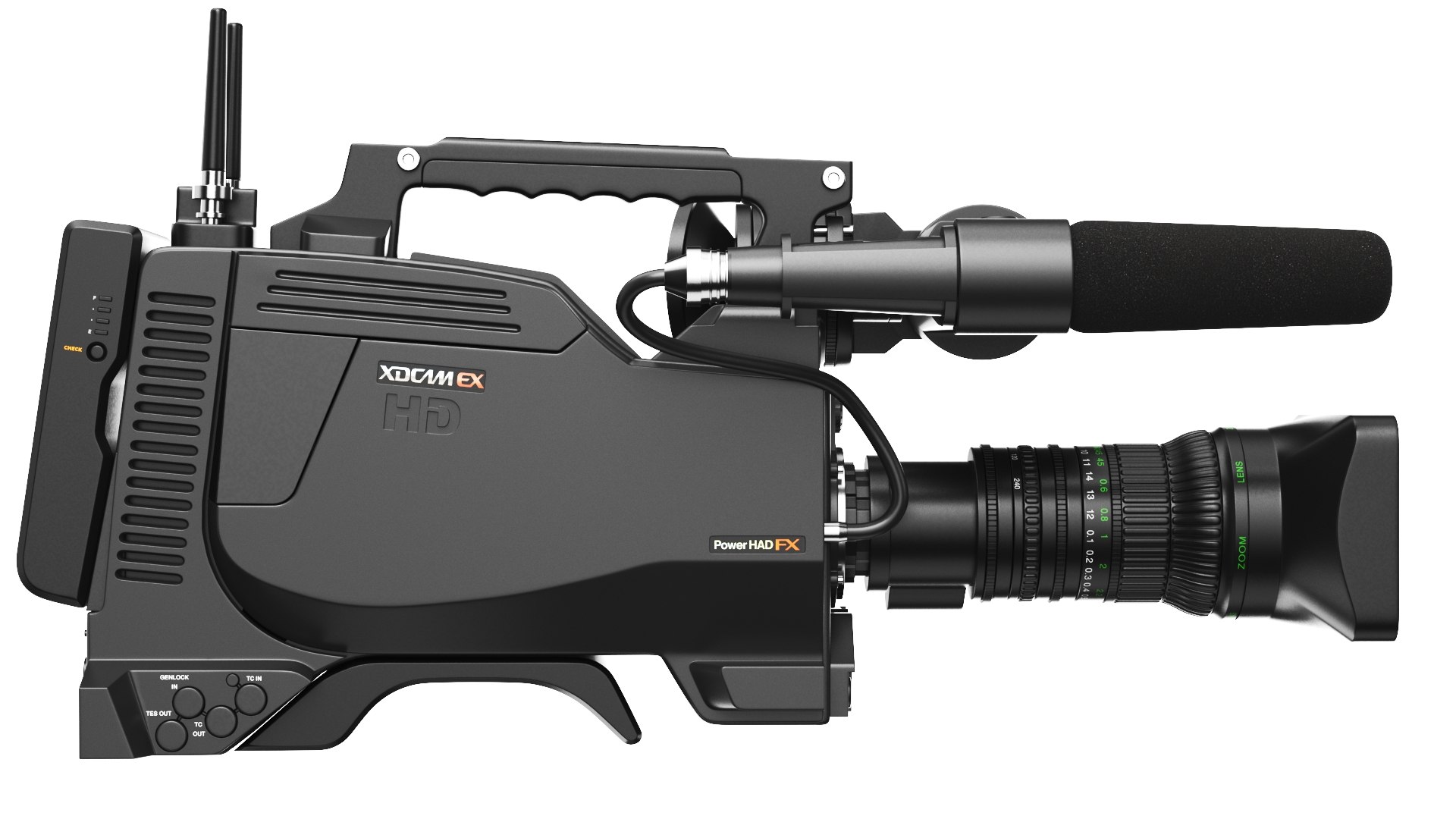 Detailed Studio Camera 3D Model - TurboSquid 2335749