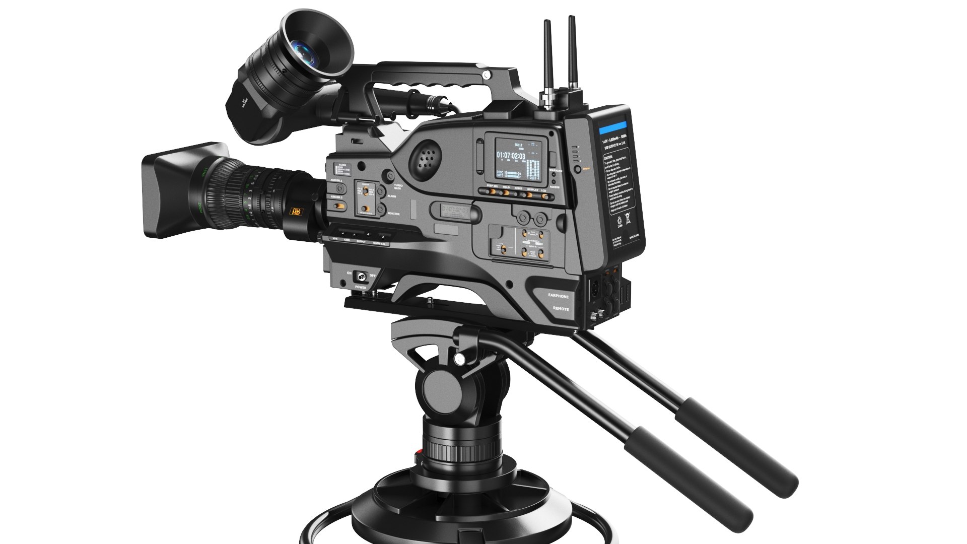 Detailed Studio Camera 3D Model - TurboSquid 2335749