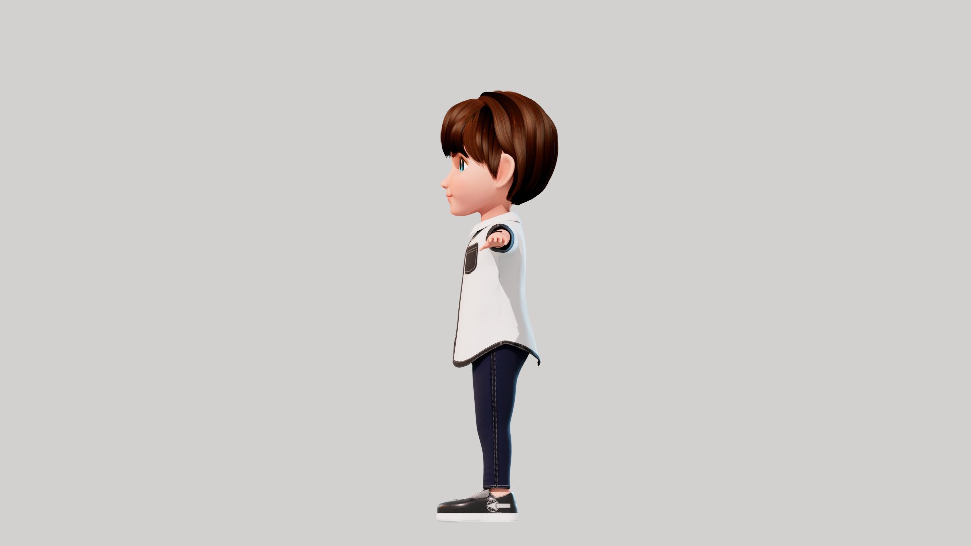3D Cartoon Boy Sam - TurboSquid 1974243