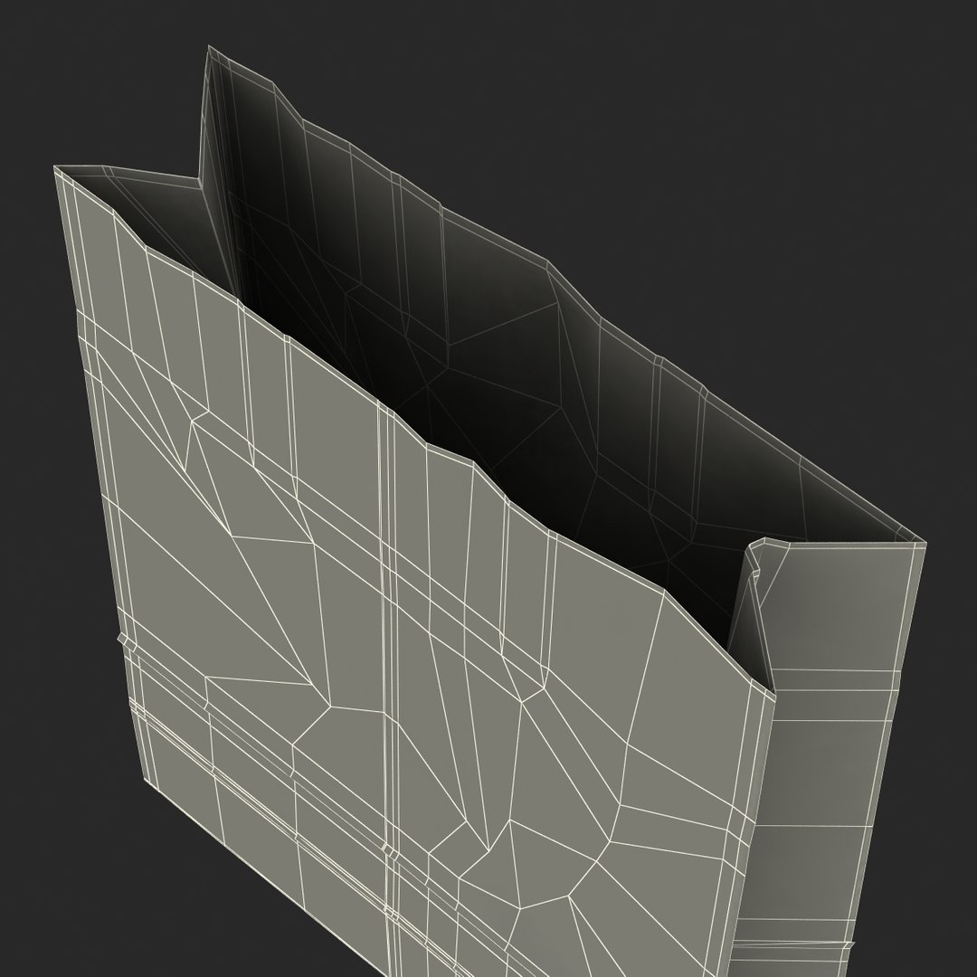 3d paper bag 5 model