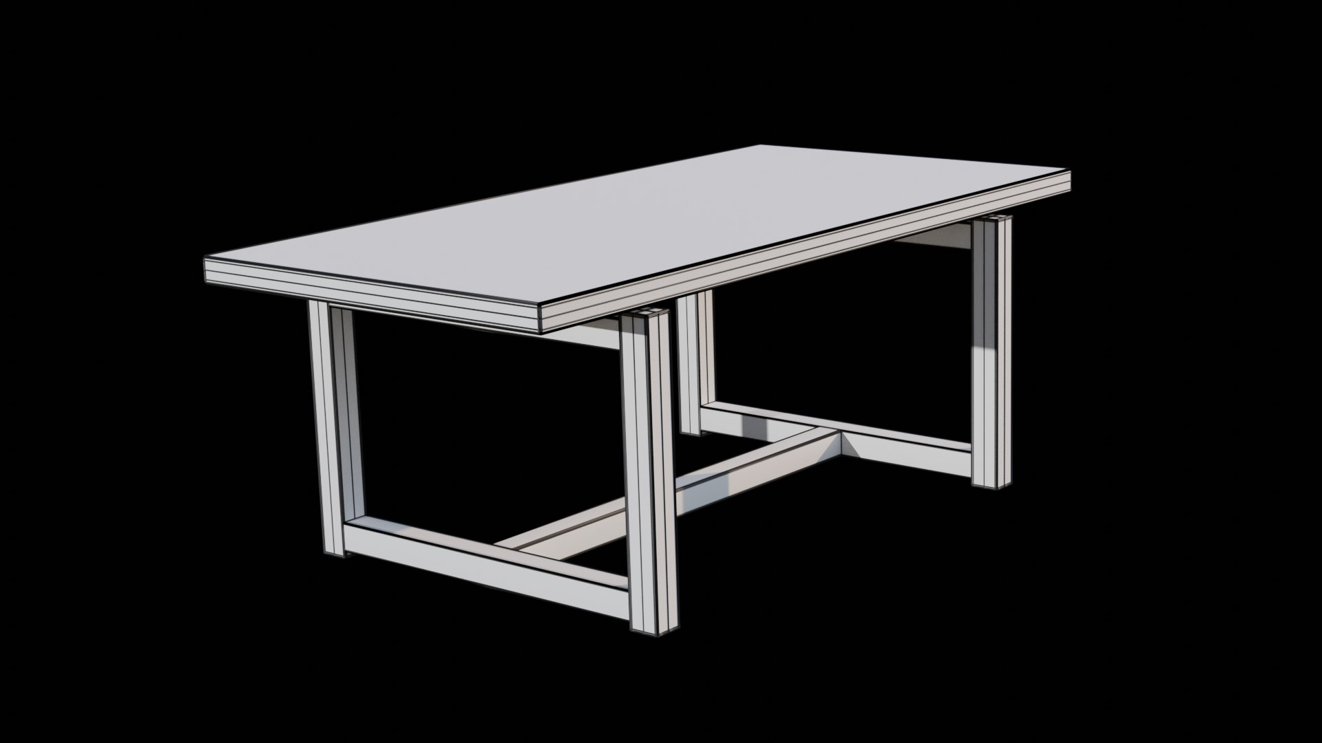 Table Wood 3D Model - TurboSquid 1683094